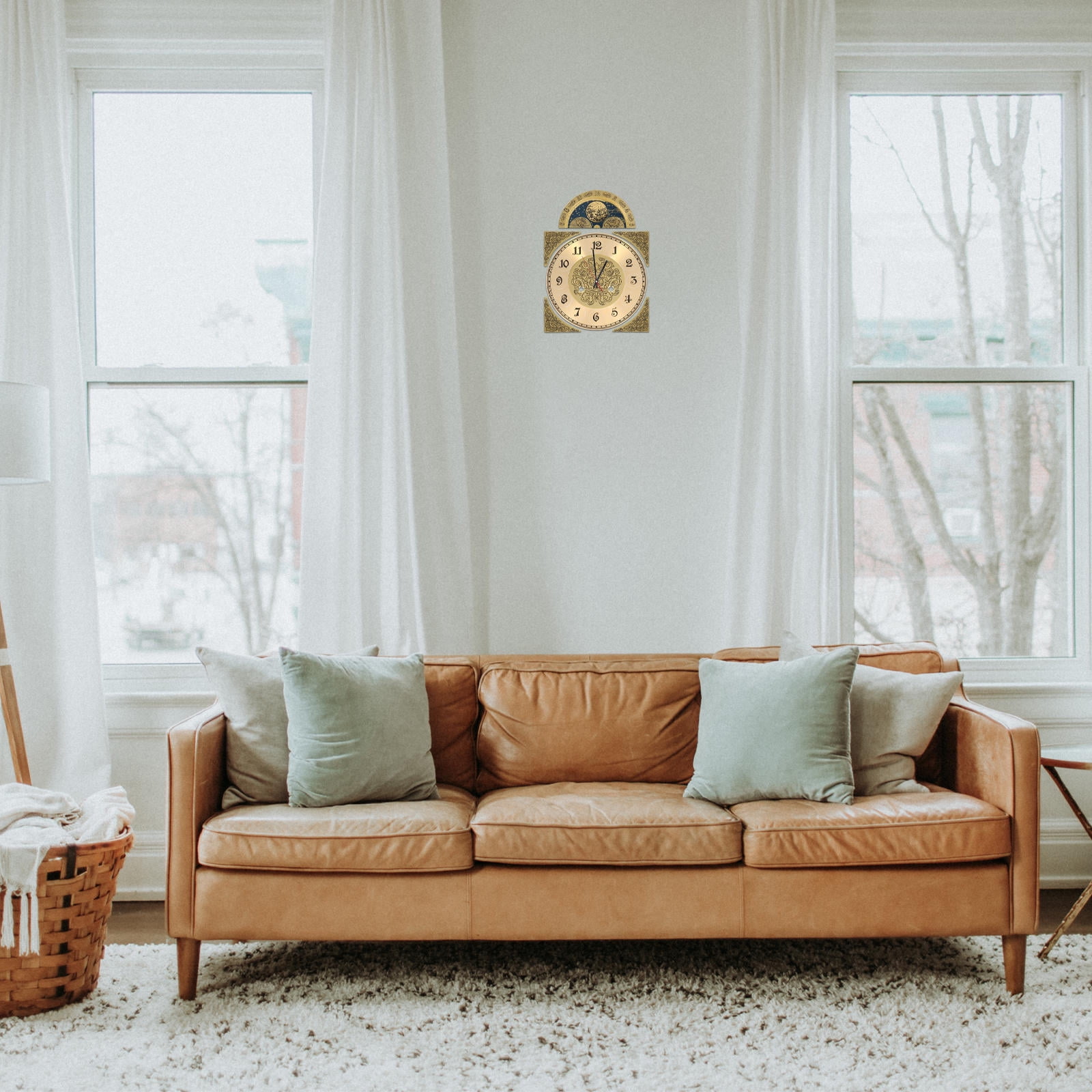 WHAMVOX Metal Quartz Clock Dial with Numerals DIY Clock Face ...