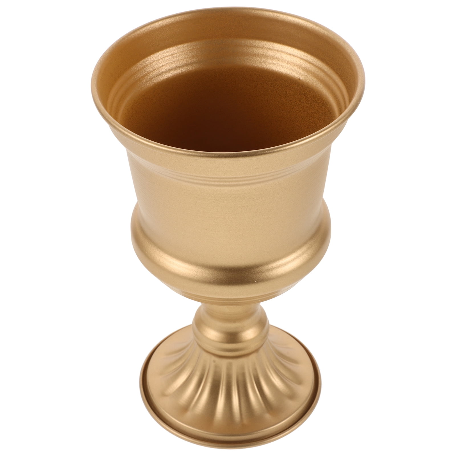 WHAMVOX Metal Urn Planter Metal Flower Pot European Flower Pot Iron ...