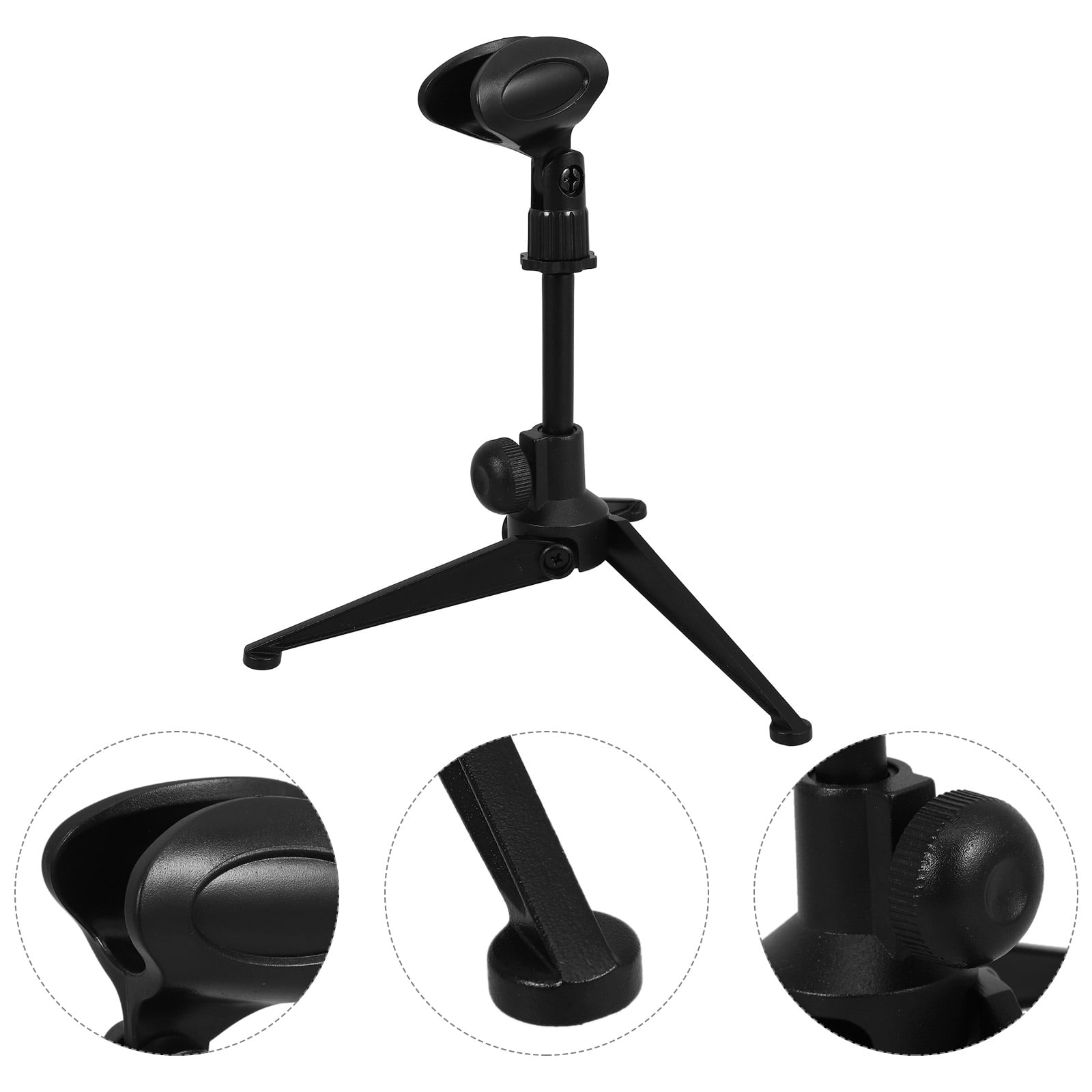 WHAMVOX Mic Stand Desktop Tripod Microphone Rack Microphone Tripod Mic ...