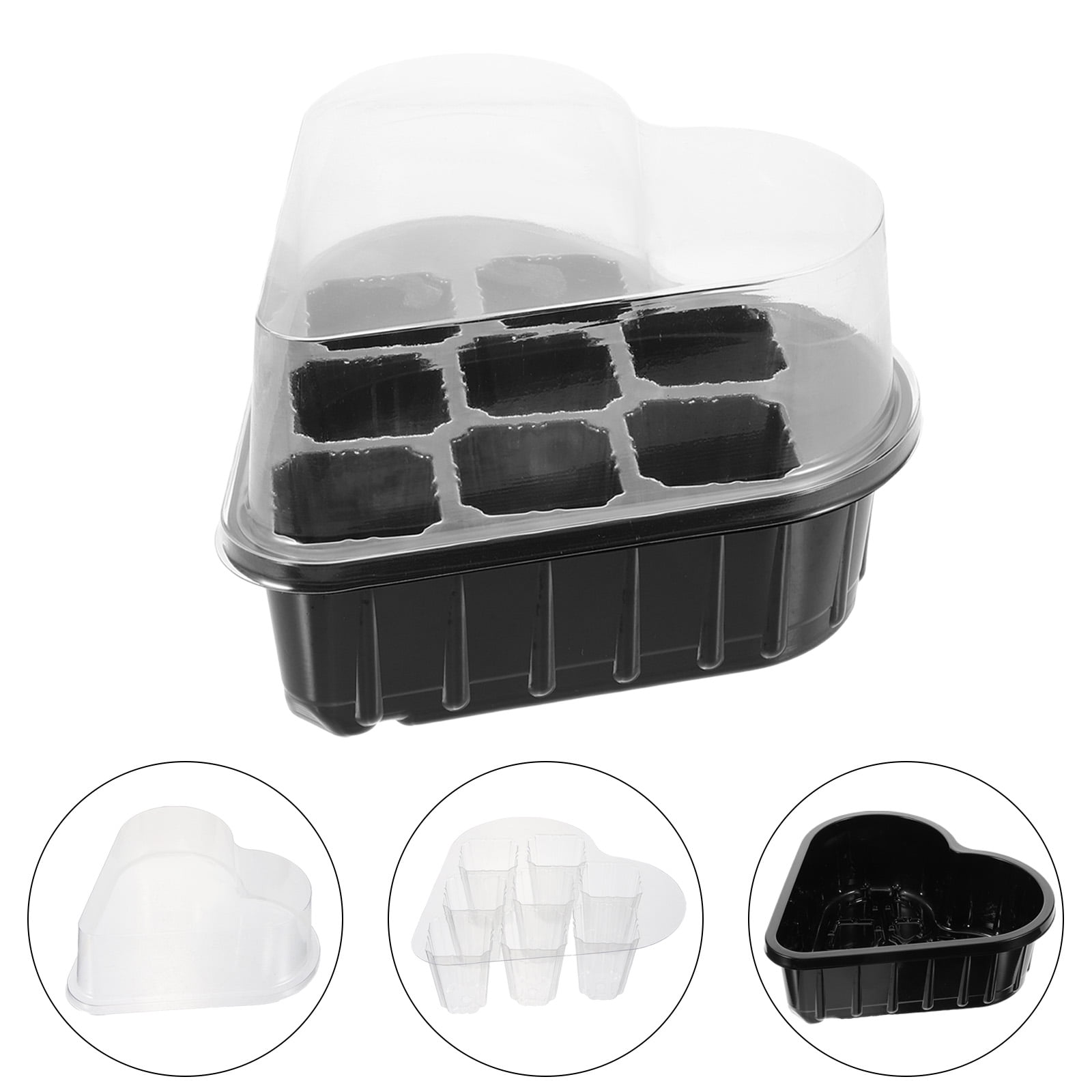 WHAMVOX Micro Growing Kits Plastic Plant Germination Trays for Outdoor ...