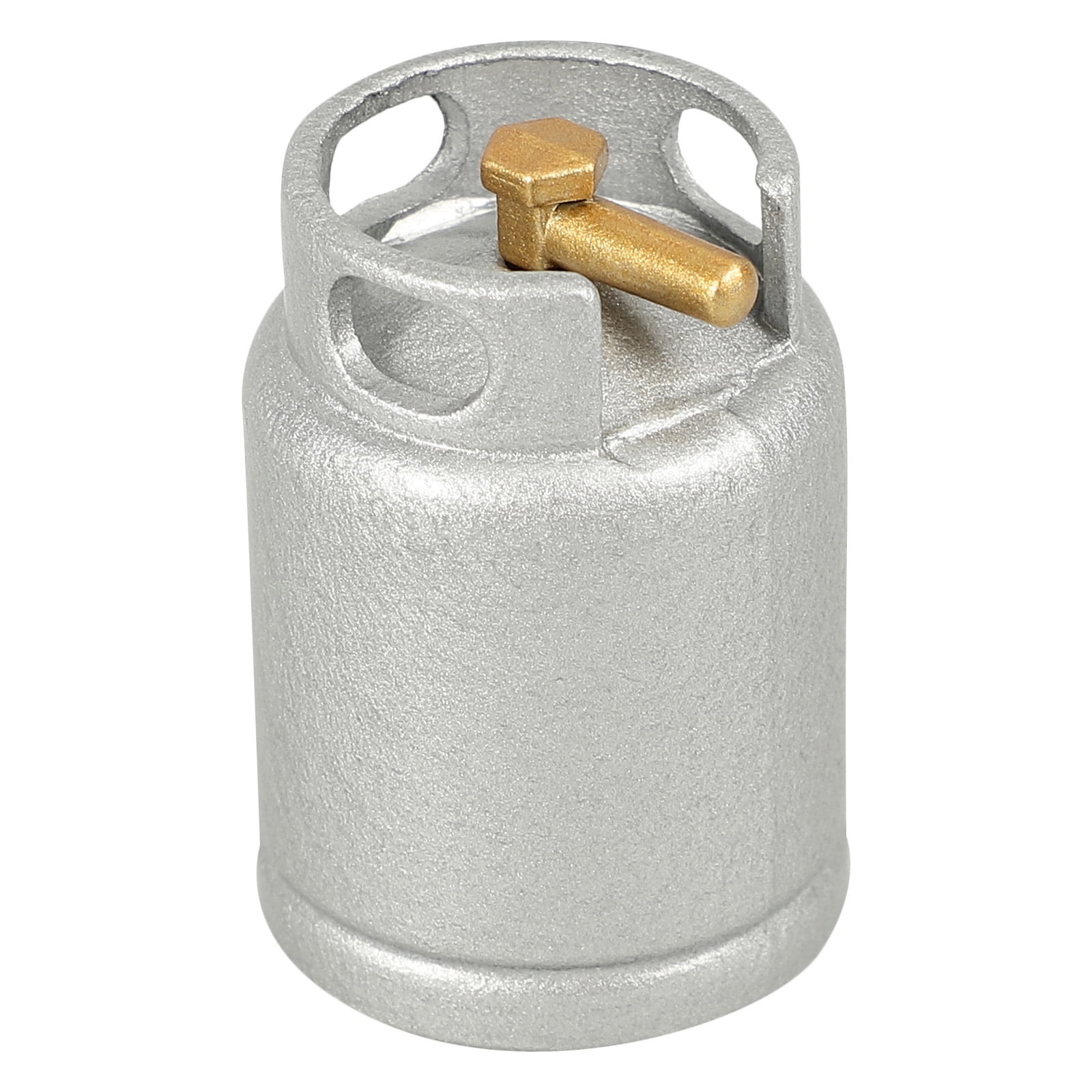 SEWCHICS Mini Gas Cylinder Model Dollhouse Kitchen Appliance Silver ...