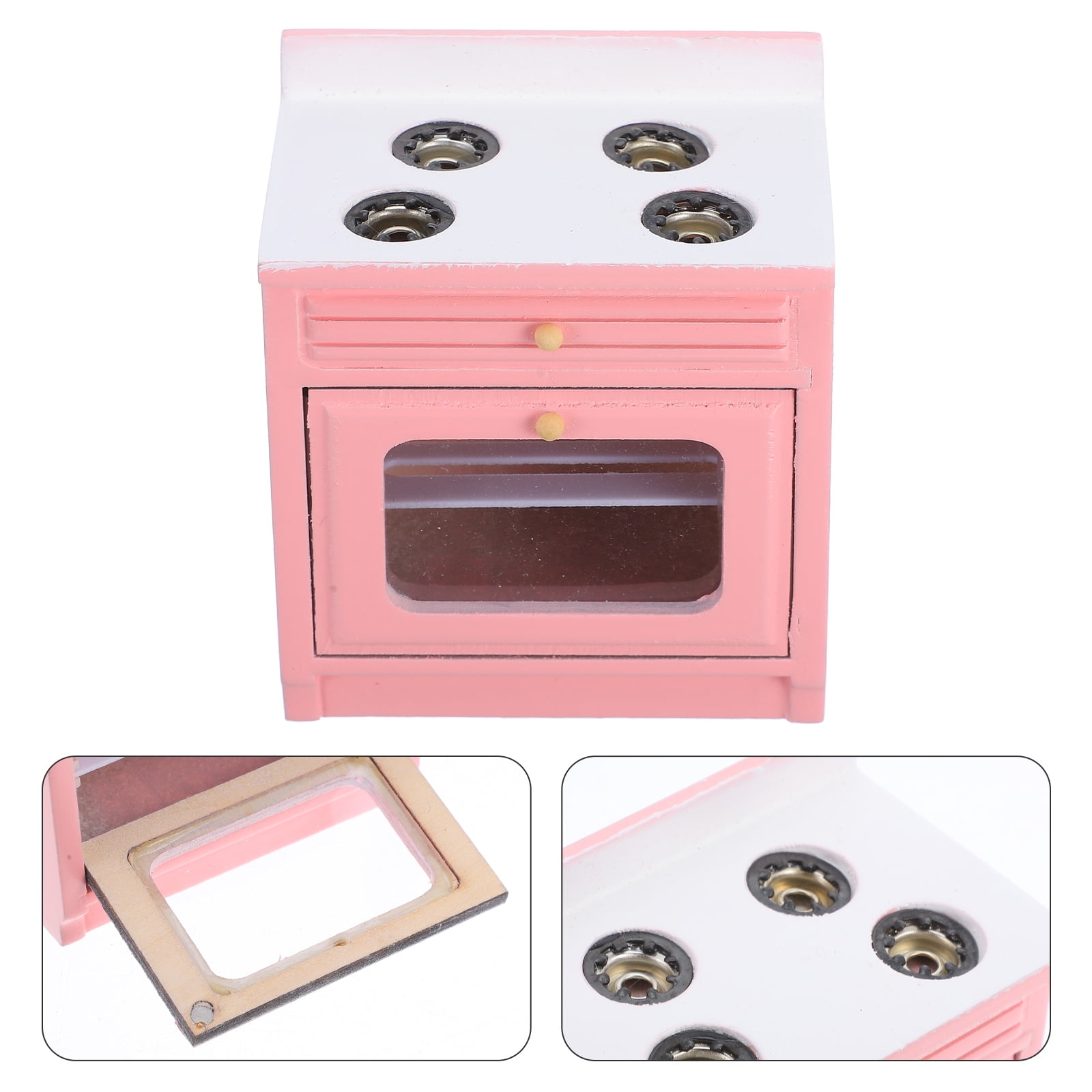 WHAMVOX Mini Kitchen Model Dollhouse Decoration Cabinet Miniature ...