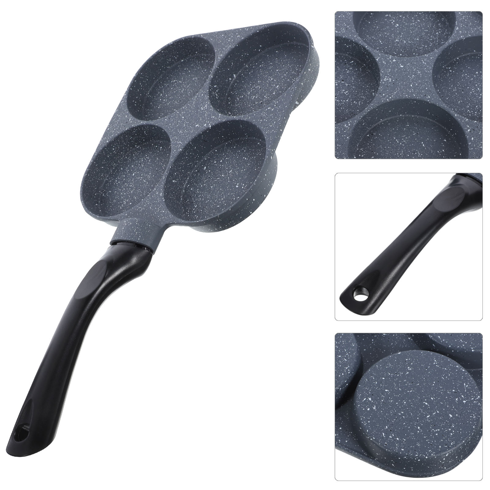 WHAMVOX Mini Omelette Maker Divided Pan Breakfast Induction Nonstick ...