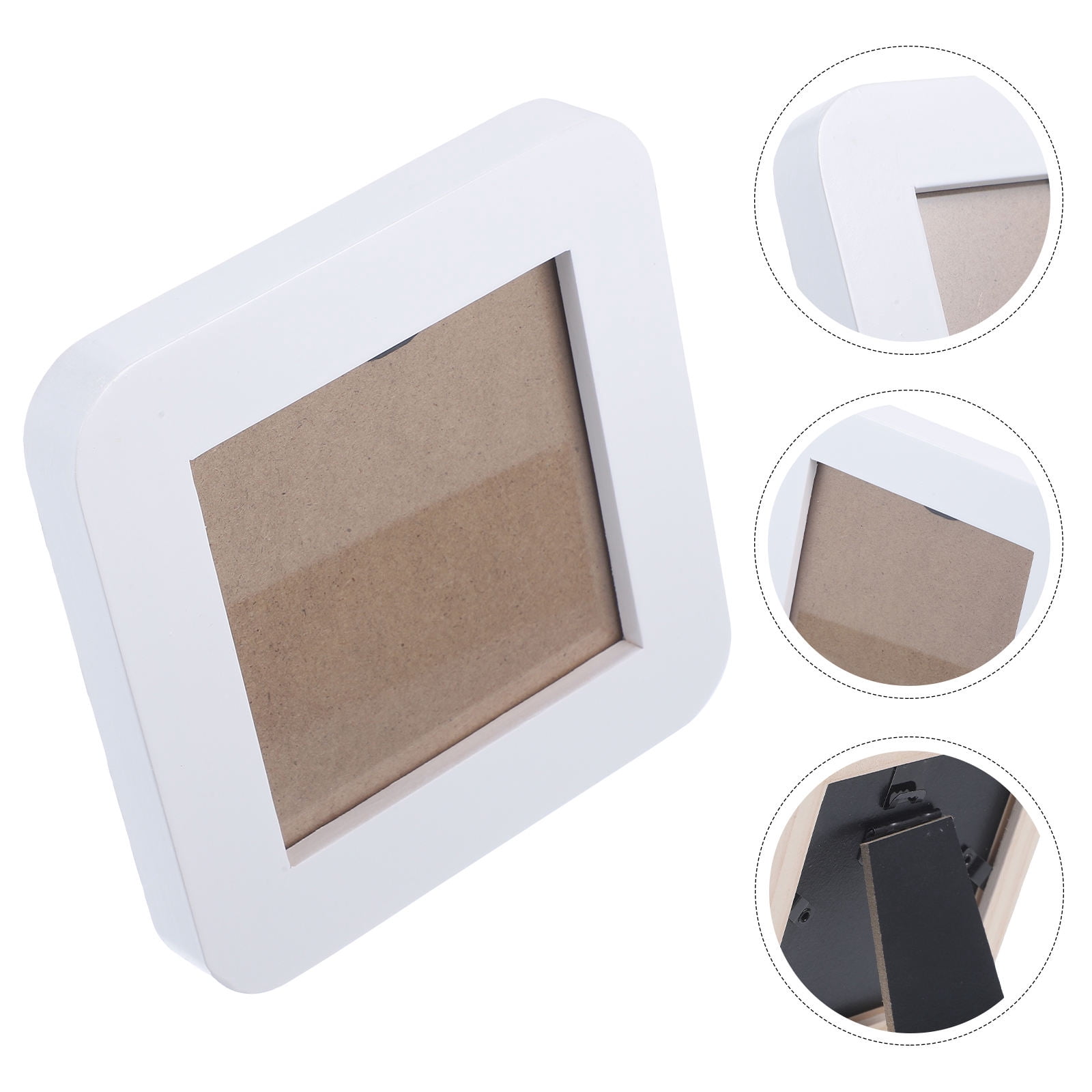 WHAMVOX Mini Picture Frame Photo Tabletop Display Frame with Rounded ...