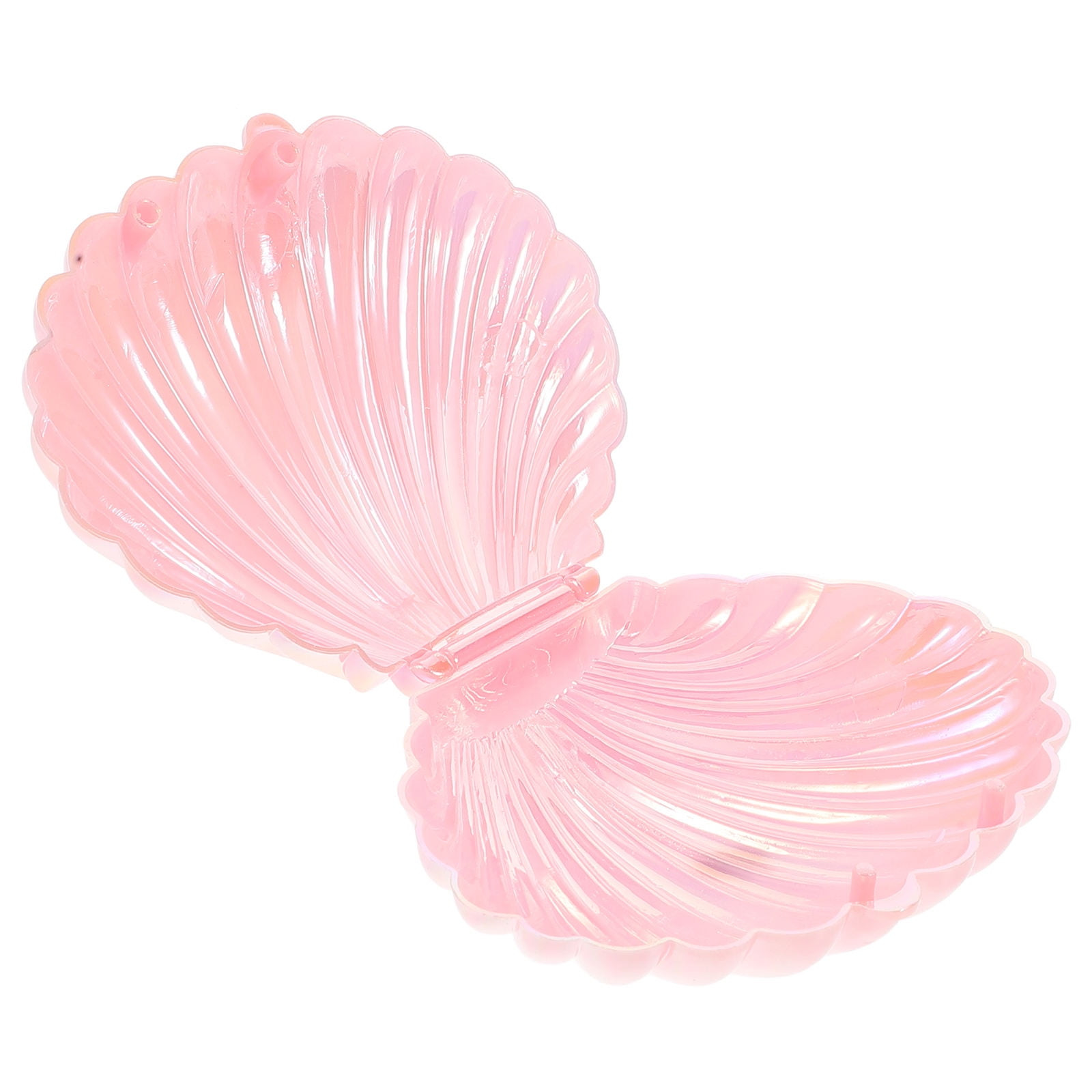WHAMVOX Mini Sea Shells Trinket Dish Plastic Jewelry Box Key Tray ...