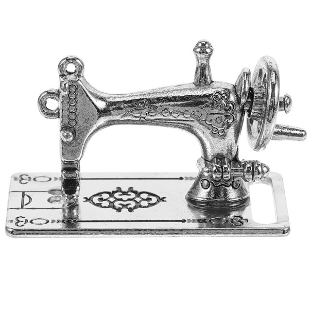WHAMVOX Mini Sewing Machine Model Miniature House Sewing Machine Tiny ...