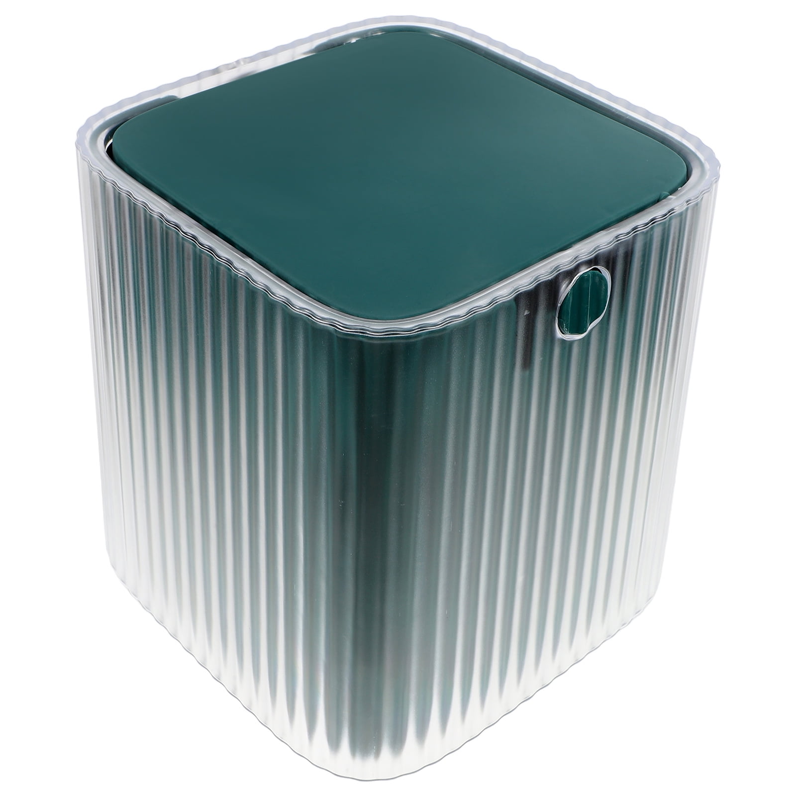 WHAMVOX Mini Trash Can For Desk With Lid Small Desktop Trash Can ...