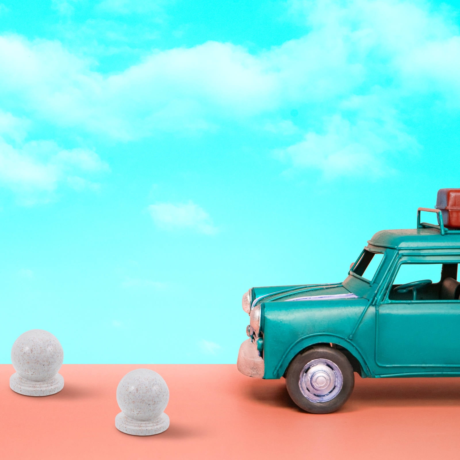 WHAMVOX Miniature Parking Scene Toy Realistic Road Simulation Props For ...