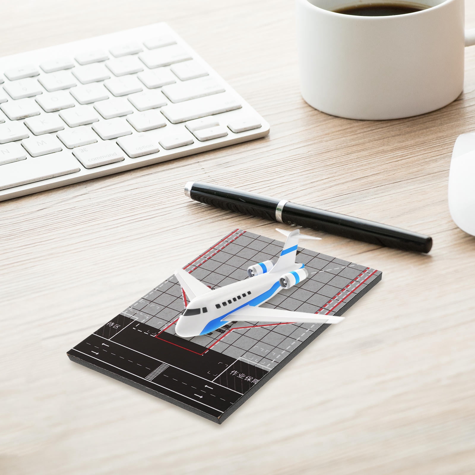 WHAMVOX Miniature Plane Display Base 1:1000 Scale Models Wooden Stand ...
