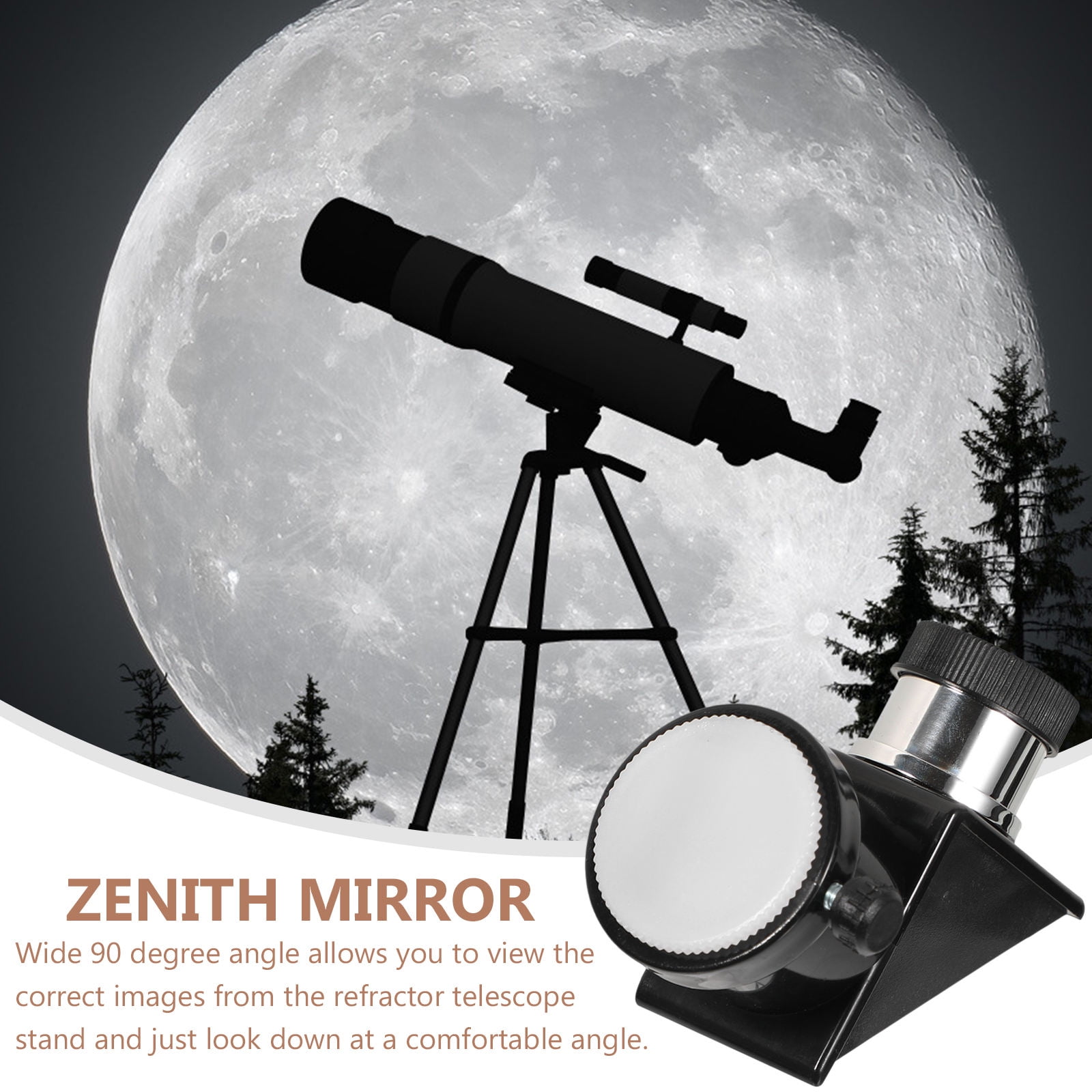 WHAMVOX Mirror Telescope Accessories Degree Diagonal Adapter Refractor ...