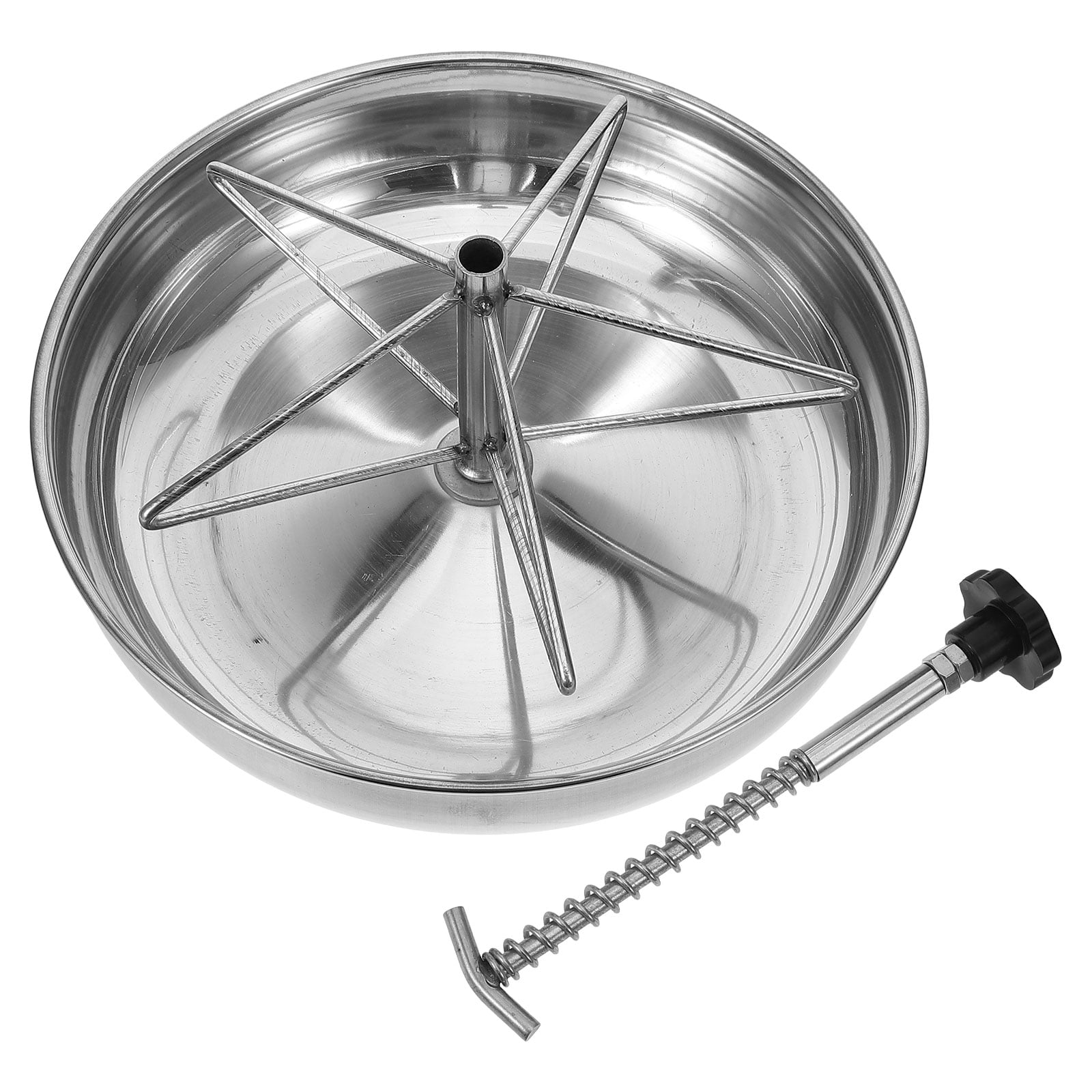 WHAMVOX Mountable Livestock Feeding Trough Stainless Steel Pig Feeder ...