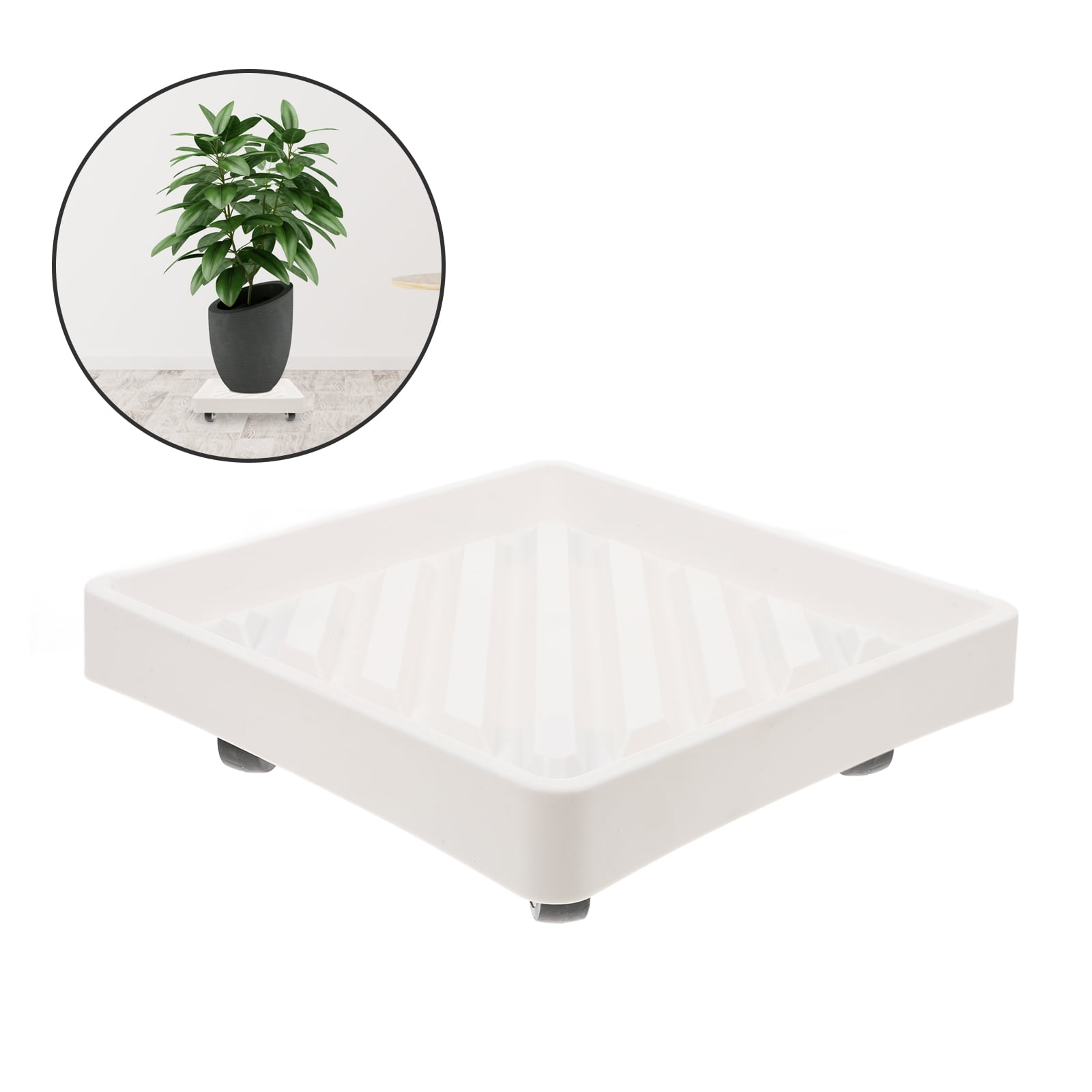 WHAMVOX Movable Plant Dolly With Wheels Mobile Planter Tray - Walmart.com