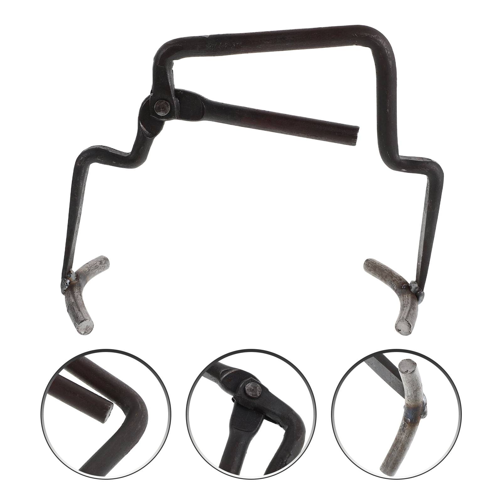 WHAMVOX Multi-Functional Kitchen Pot Lifter Tongs Iron Saucepan Gripper ...