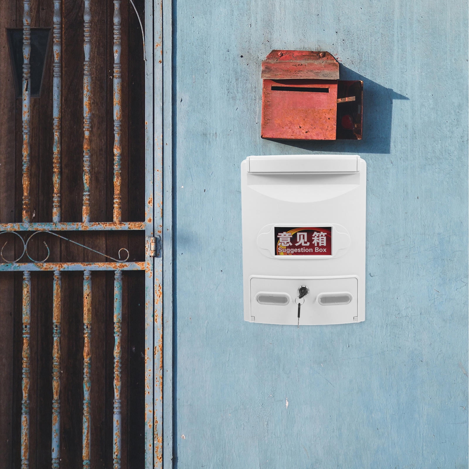 WHAMVOX Multi-Functional Locking Mailbox Replacement Suggestion Box ...