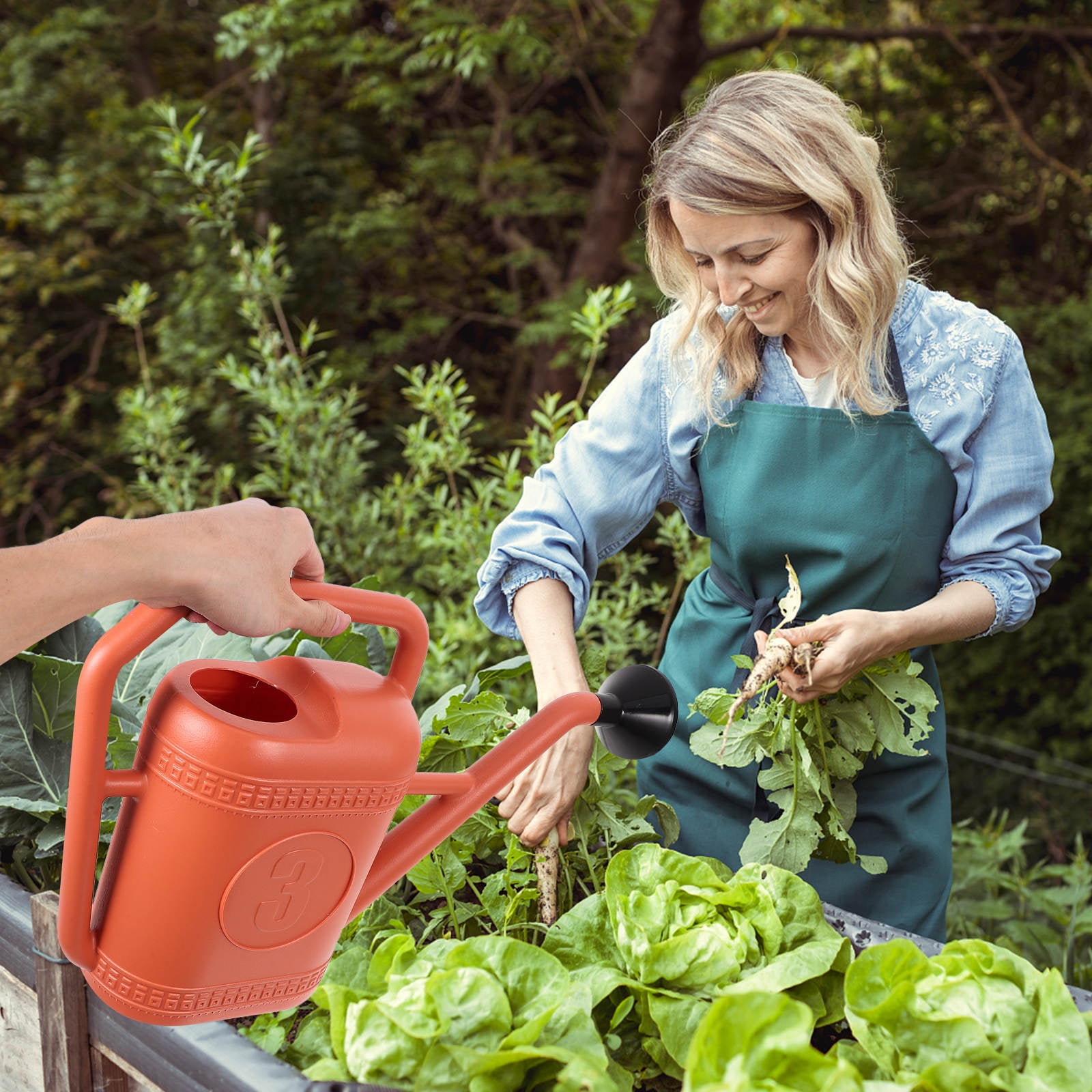 WHAMVOX Multi-Use Garden Watering Can Long Spout For Accurate Watering ...