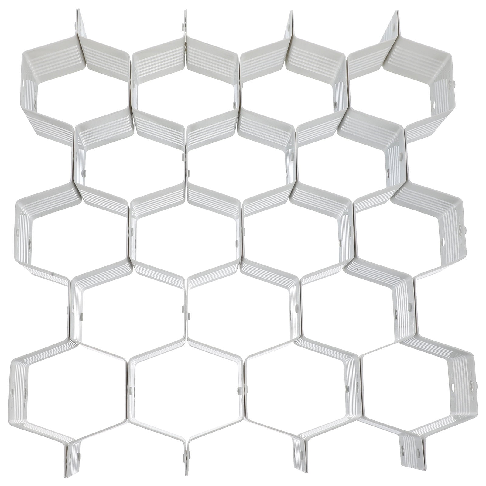 KAJNBN Storage Organizer Compartmentalization Grey 1Set 14.6x13.8x2.6In ...