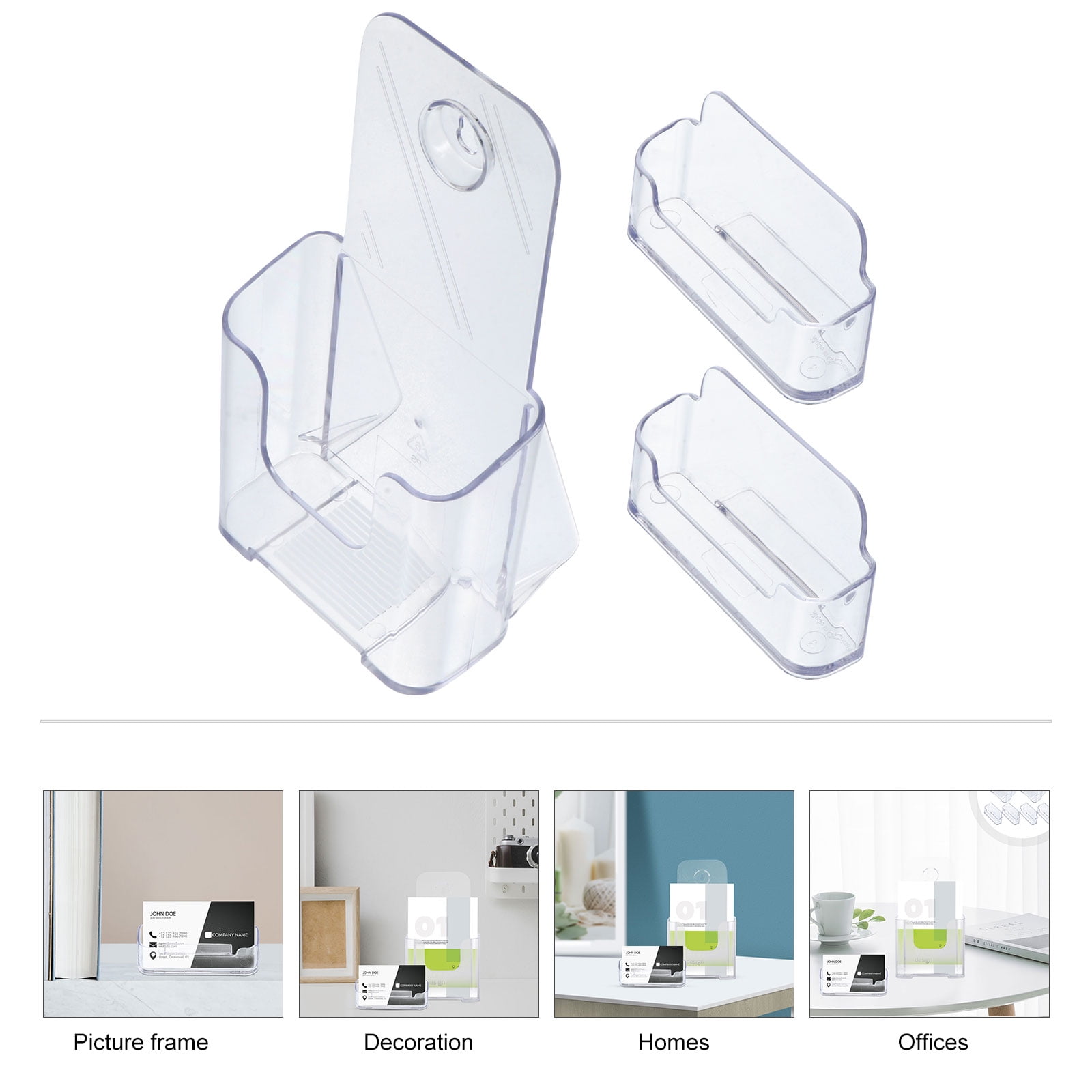 ROMANSENTIAL File Display Stand Acrylic 6Pcs Desktop Accessories ...