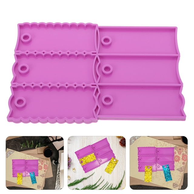 WHAMVOX Name Plate Silicone Mold Diy Silicone Name Plate Pendant Mold ...