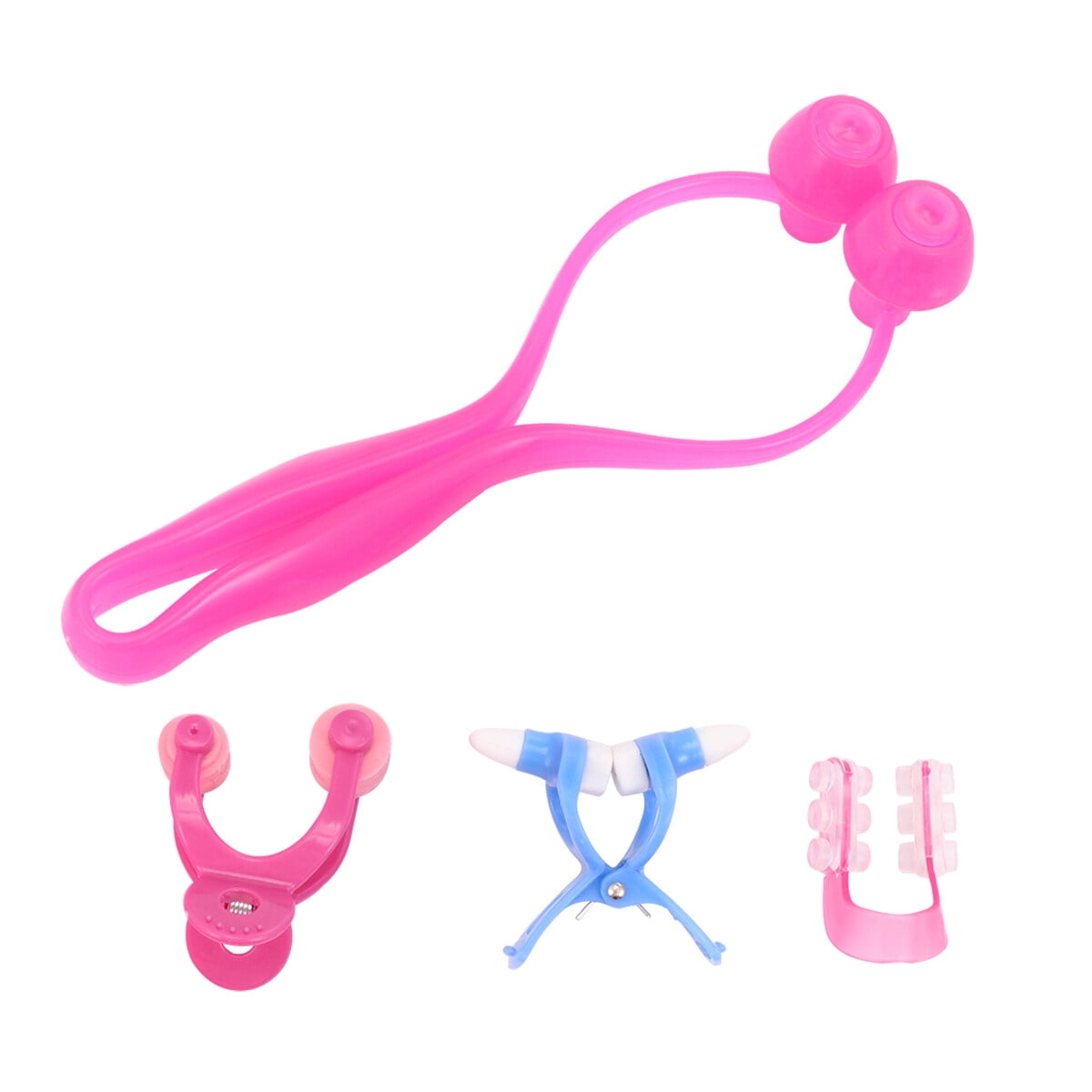 WHAMVOX Nose Clips for Home Use Assorted Color Plastic Material Set of ...