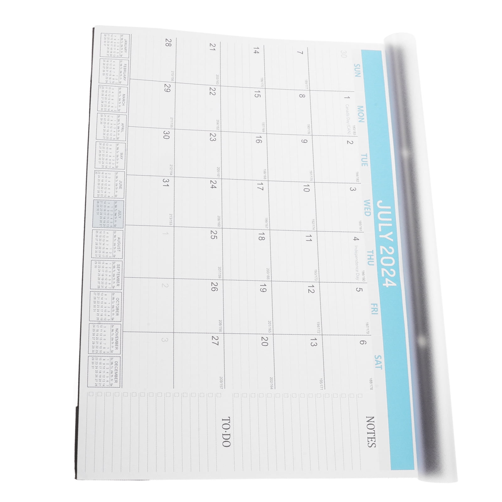 SEWCHICS Household Calendar Wall Calendar Side Offset Paper 1Pcs ...