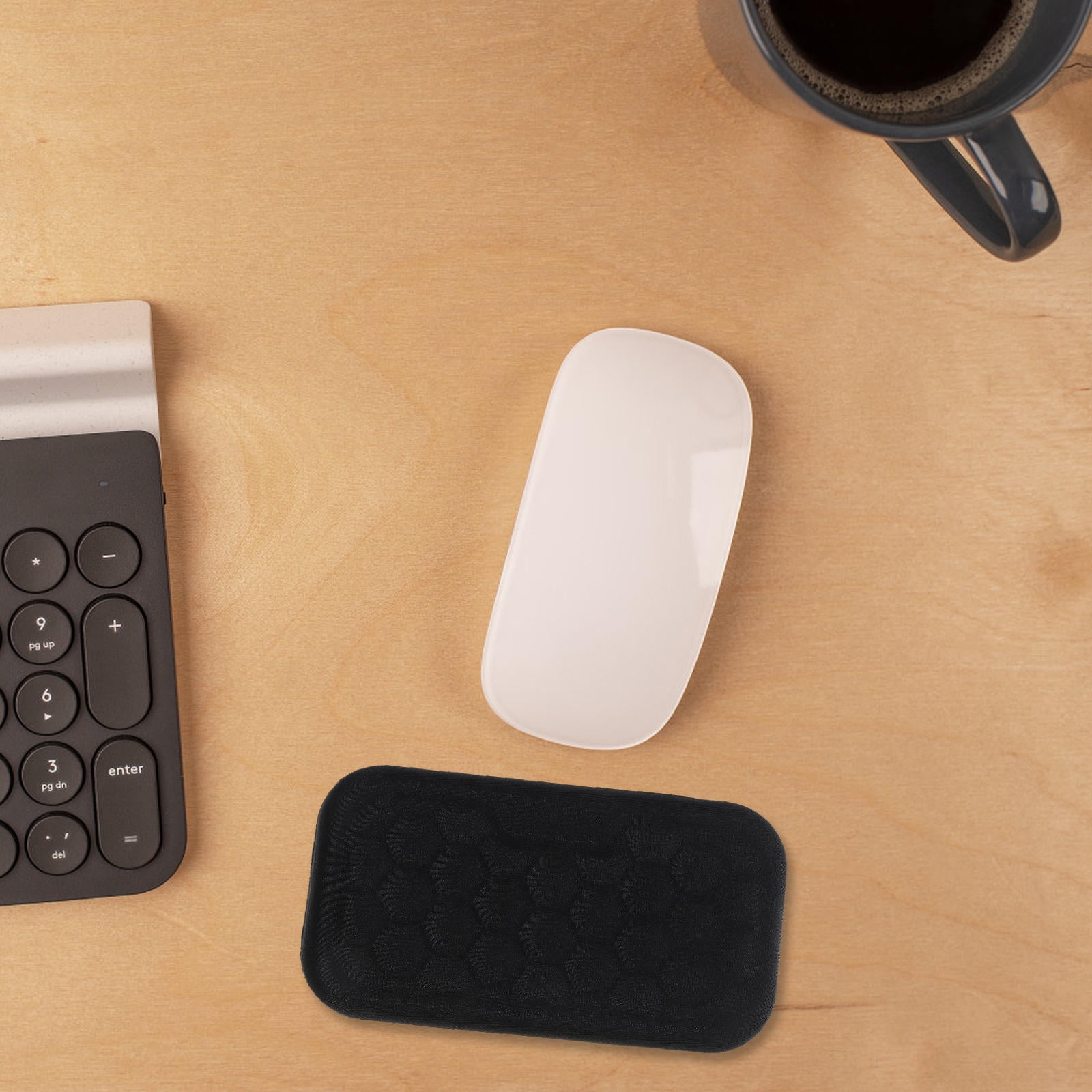 WHAMVOX Office Keyboard Rest Pad Relaxing Keyboard Wrist Cushion Supple ...