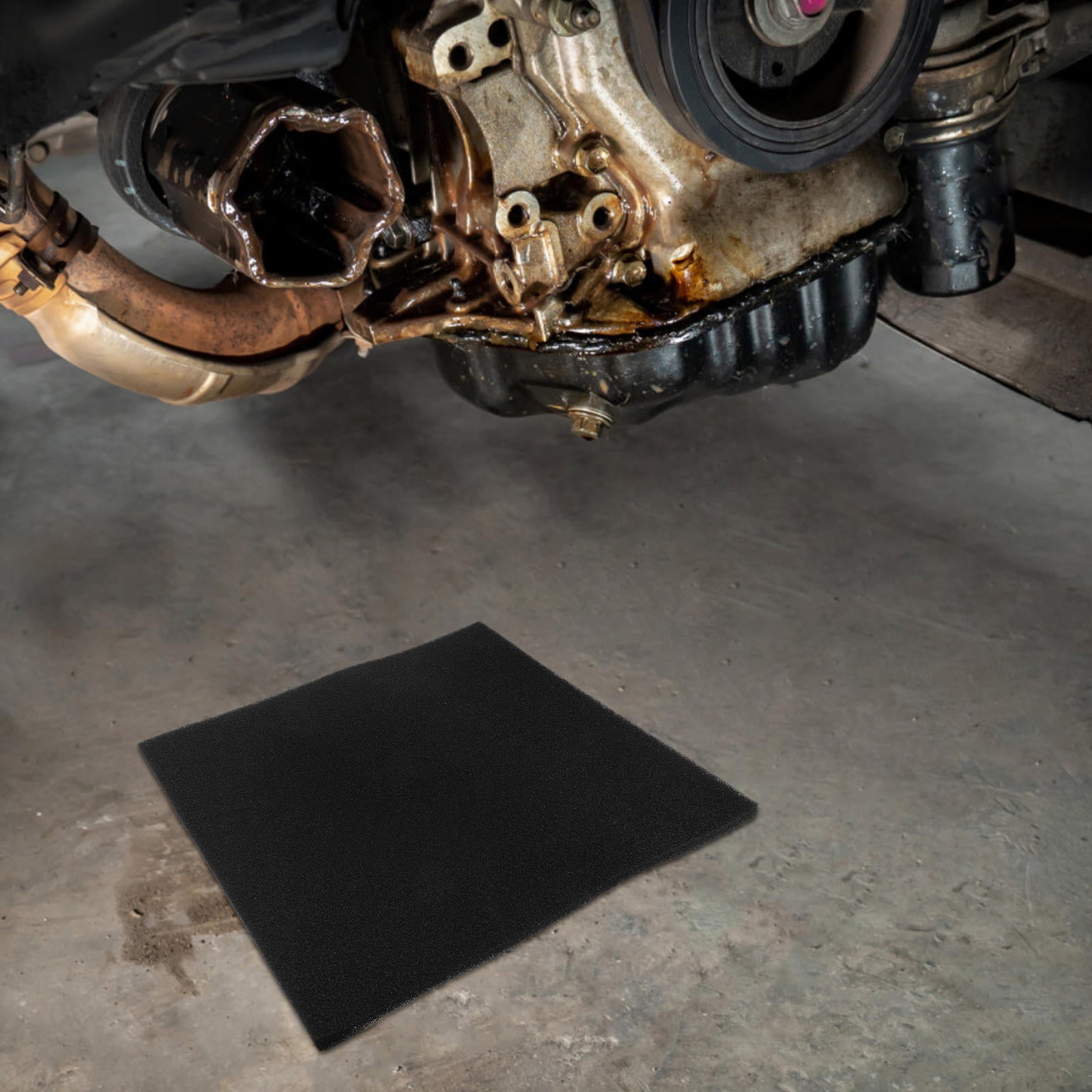 WHAMVOX Oil Collection Mat Anti-Splash Oil Drain Pan Mat Square Splash ...