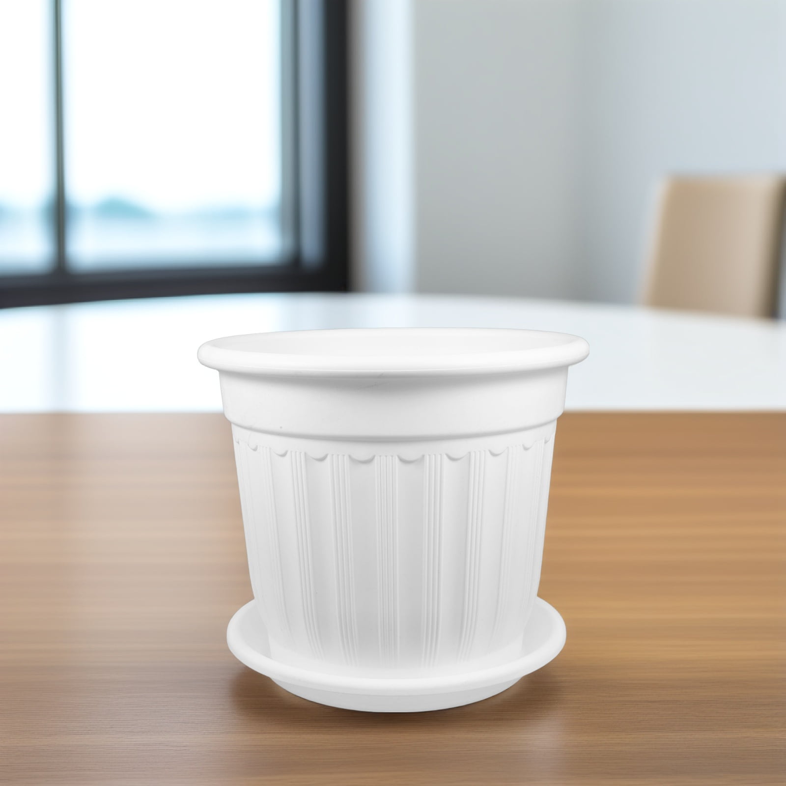 WHAMVOX Orchid Pots With Holes And Saucer Pedestal Planter European ...