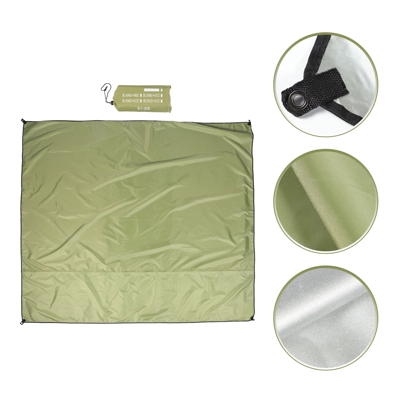 WHAMVOX Outdoor Camping Awning Hiking Shade Canopy Sun Protection Tarp ...