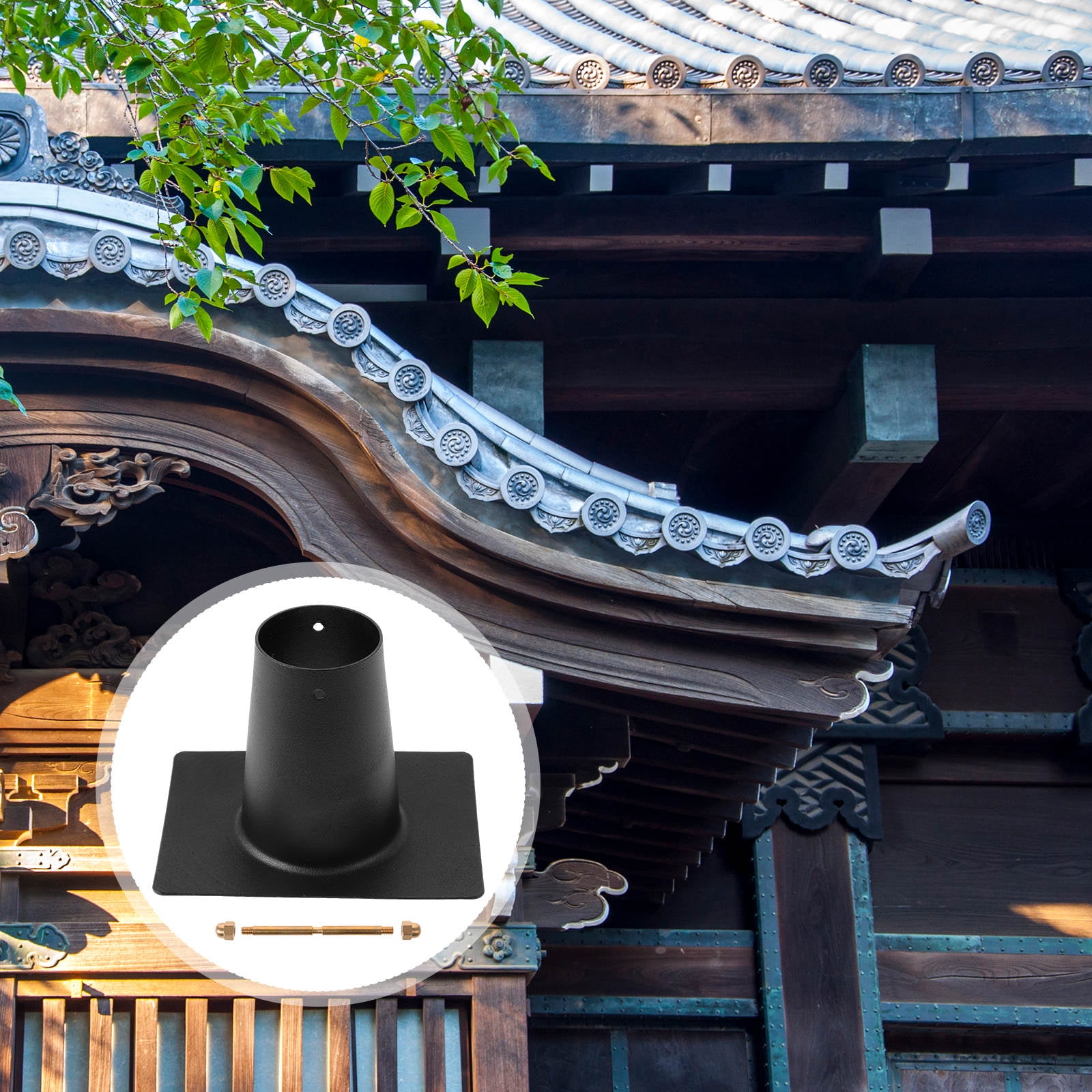 WHAMVOX Outdoor Rain Chain Gutter Rain Chain Adapter Accessory Rain ...