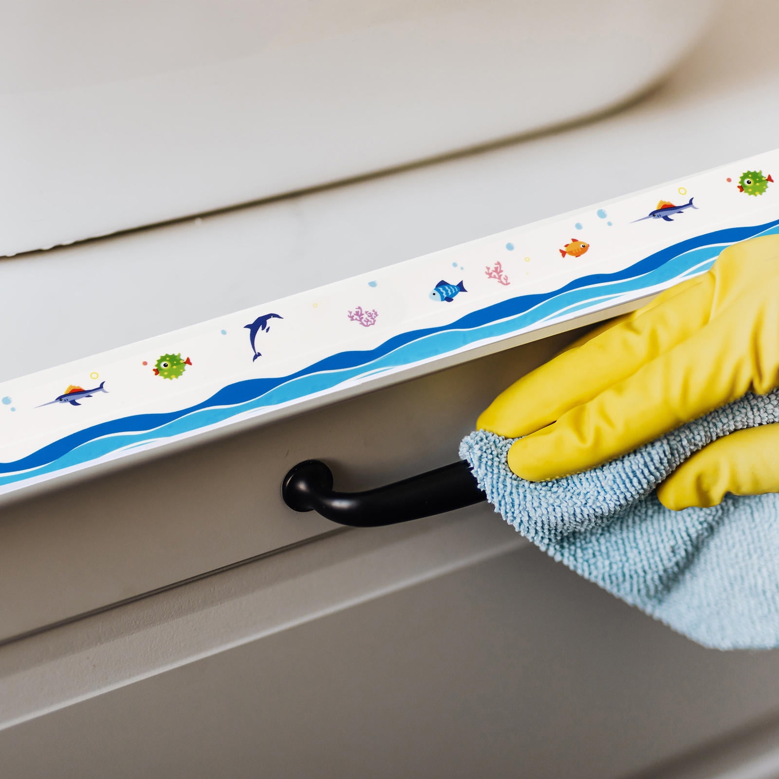 WHAMVOX PVC Sky-Blue Caulk Strip Tape for Grout and Sealant in Bathroom ...