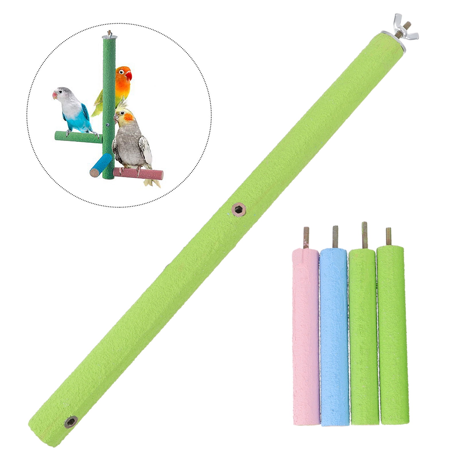 WHAMVOX Parrot Perches Spiral Stair Toys Climbing Play Stand - Walmart.com