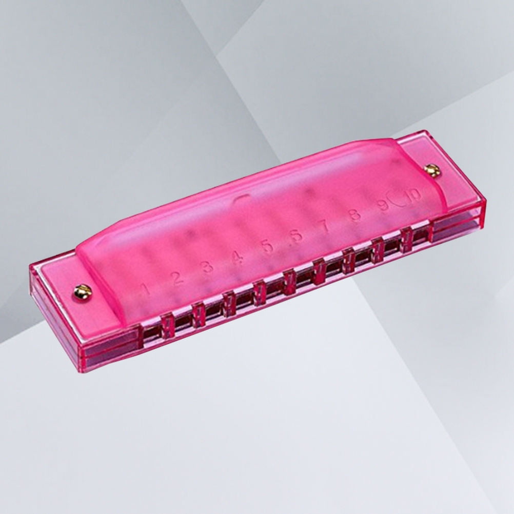 WHAMVOX Pink Plastic Harmonica 1Set for Kids Birthday Party Favor Small ...