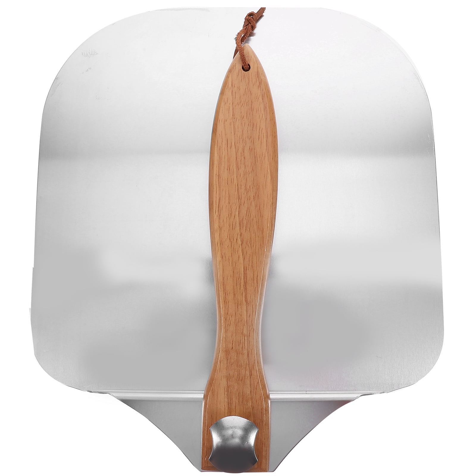 WHAMVOX Pizza Spade Aluminum Pizza Spatula Peel Shovel Cake Lifter Wood ...