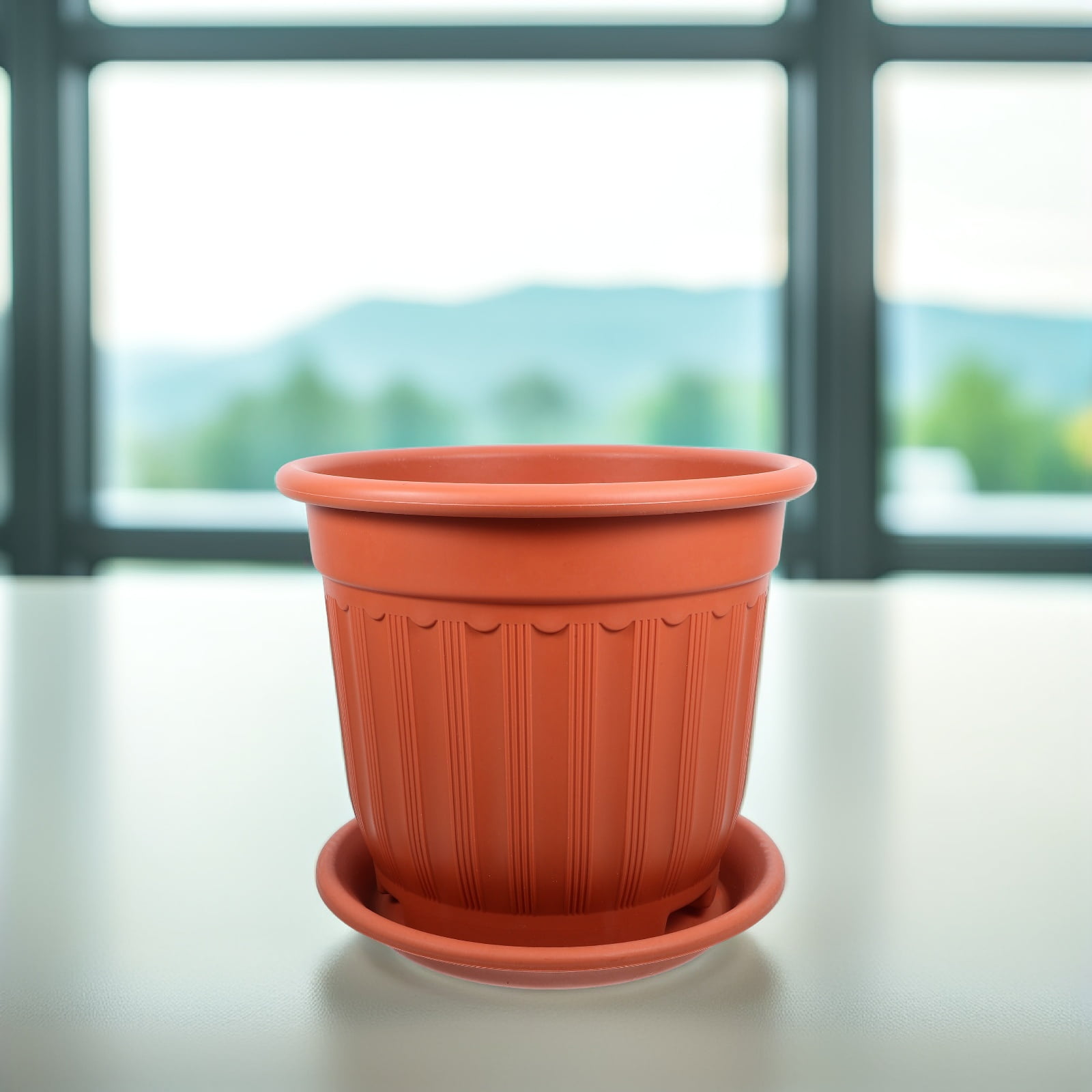 WHAMVOX Plant Nursery Pot Succulent Planter Garden Planting Pot Plastic ...
