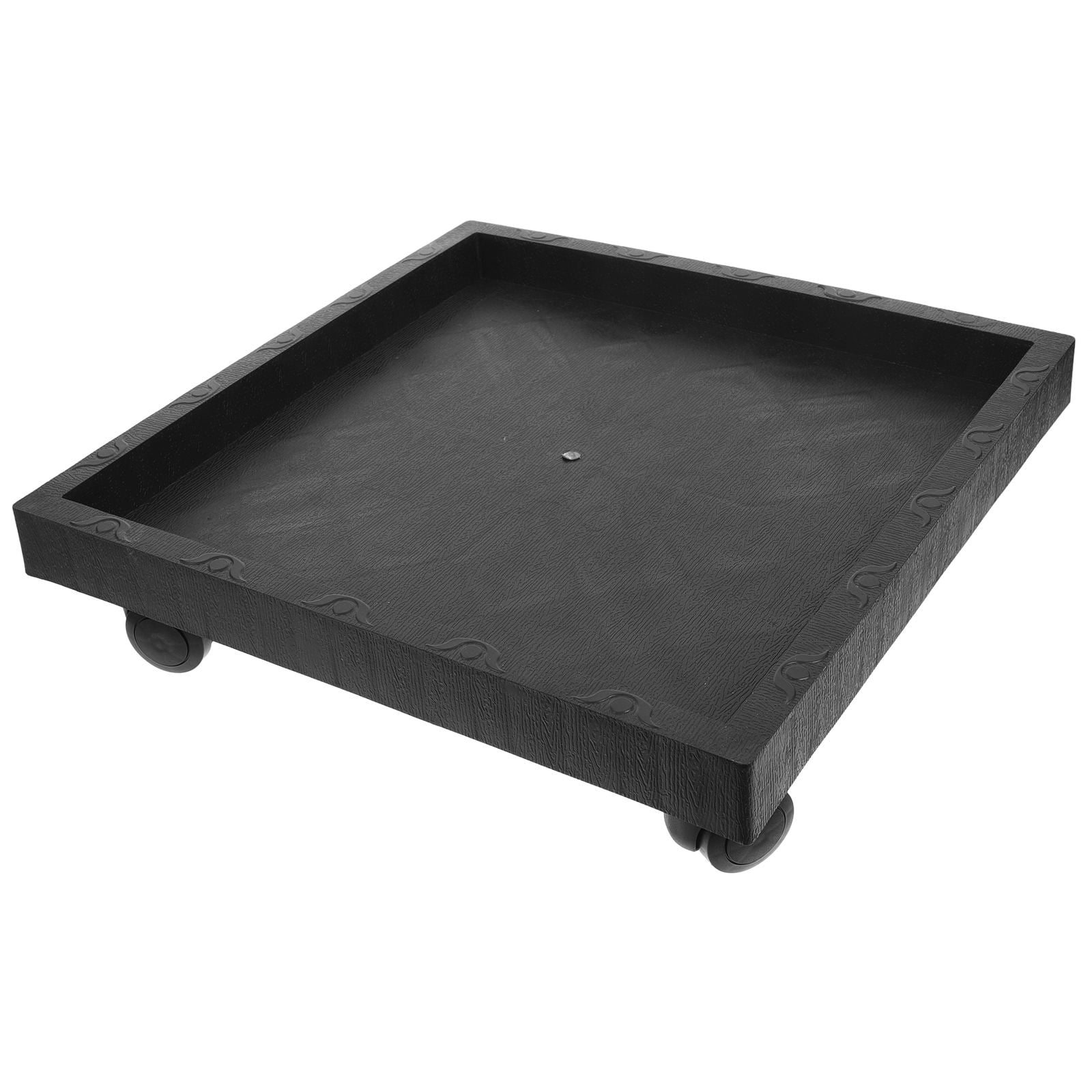 WHAMVOX Planter Wheels for Outdoor Pots Drainage Tray Stand with ...