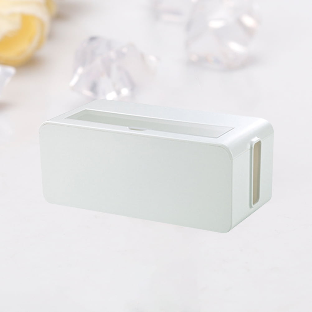 WHAMVOX Plastic Cable Management Box 1 Set Socket Organizer Storage ...