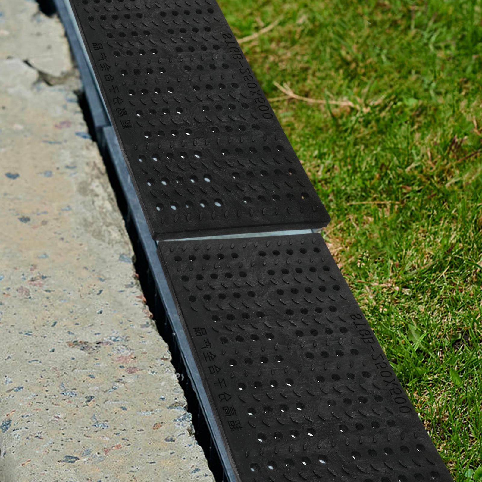 WHAMVOX Plastic Drain Grate Panel for Yard Narrow Trench Drain System ...