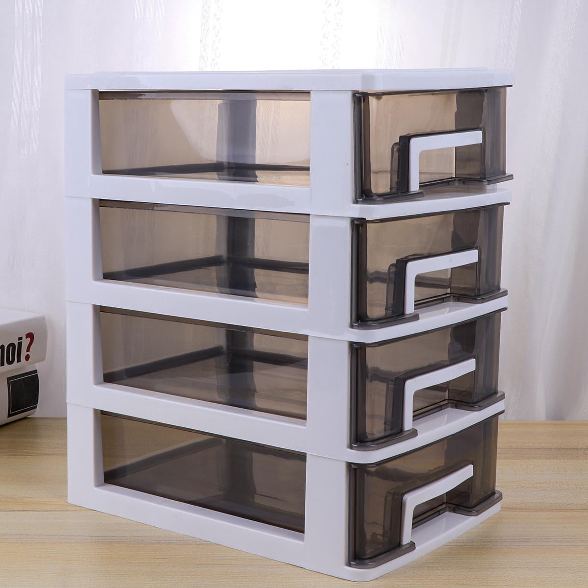WHAMVOX Plastic Drawer Storage Cabinet with Multi Color for Storage Use ...