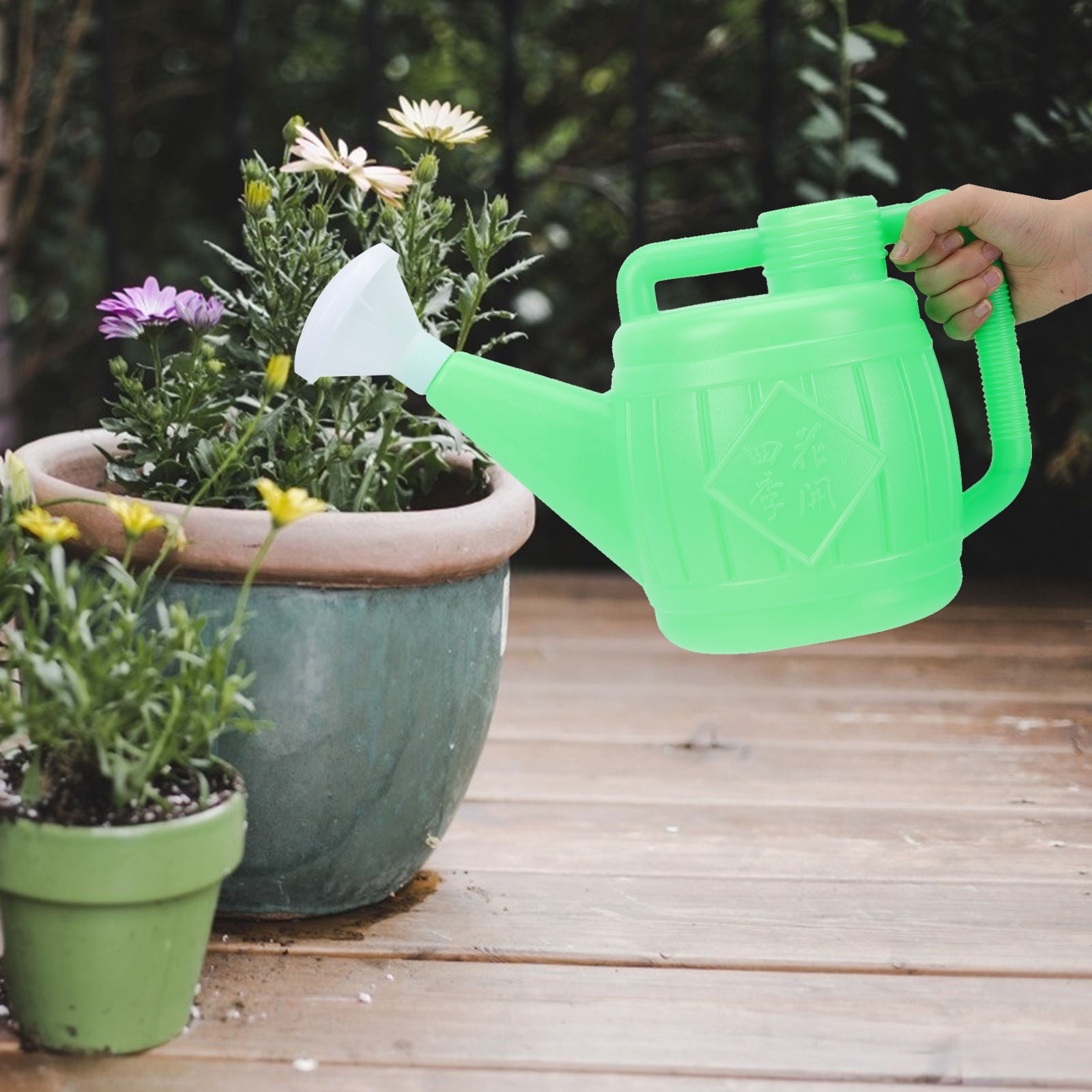 WHAMVOX Plastic Garden Kettle Watering Can Indoor Plants Long Neck ...