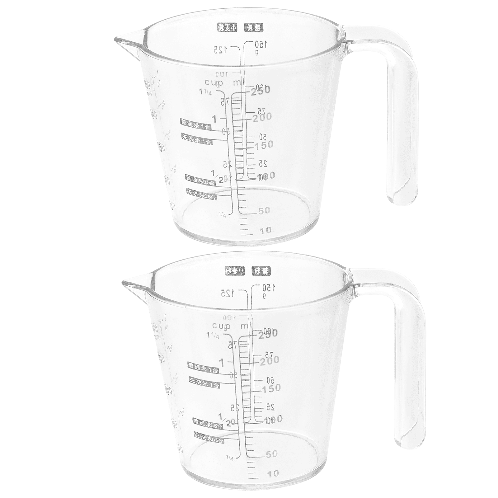 DECORNIJIA Measuring Cup Portable Design 2Pack 250ML - Walmart.com