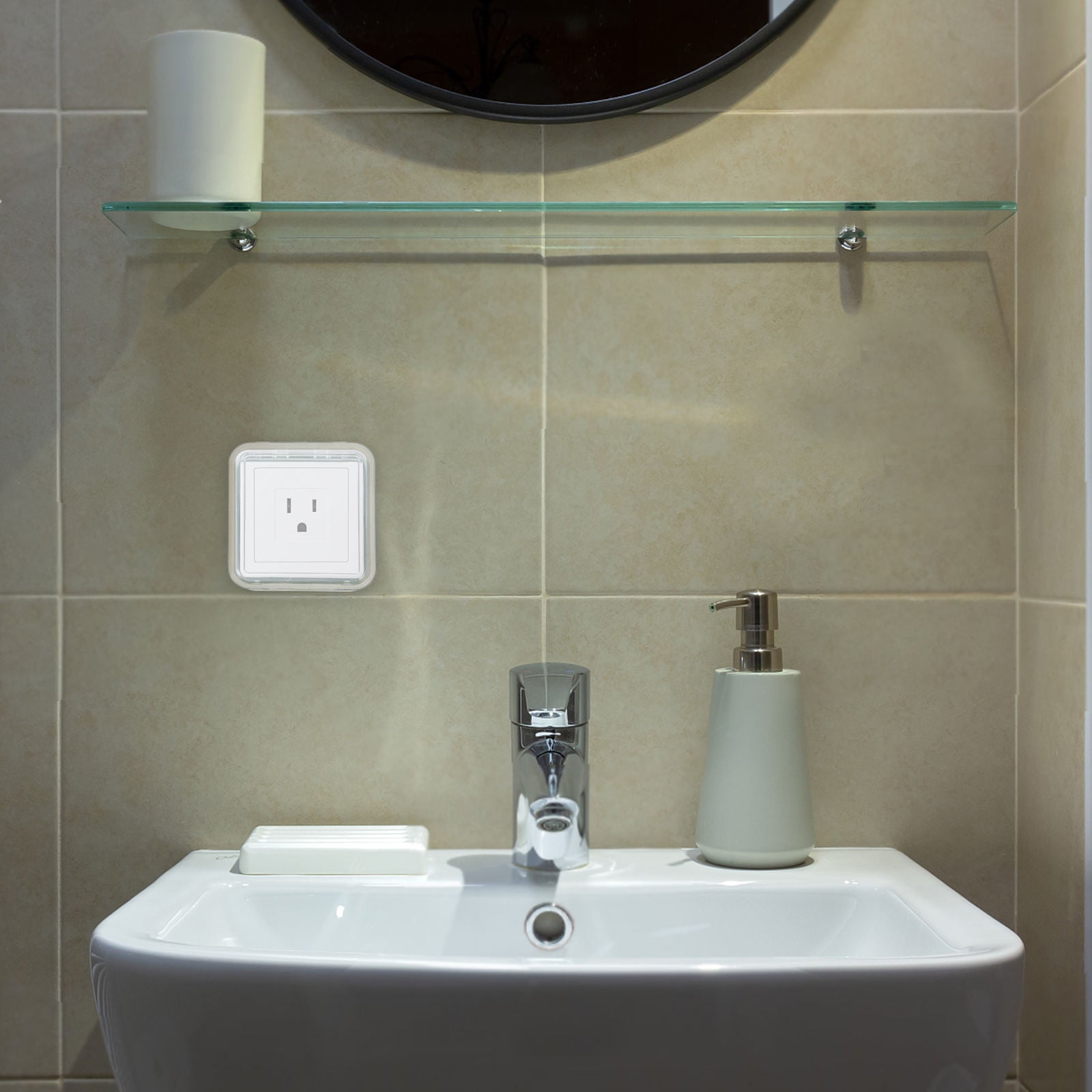 WHAMVOX Plastic Outlet Cover Outlet Cover Wall Mounted Indoor ...