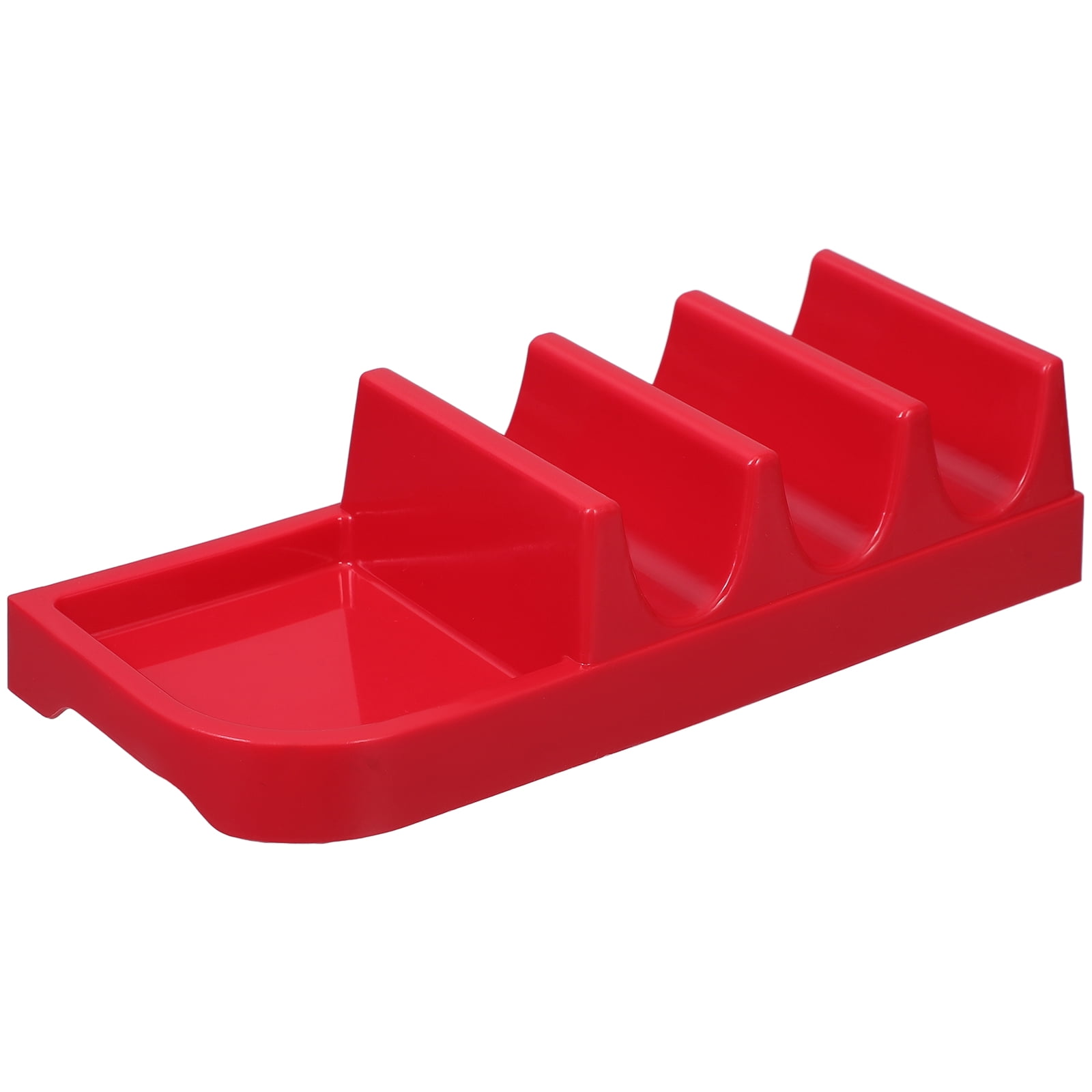 WHAMVOX Plastic Taco Holder Rack With Divider Disposables Taco Trays ...