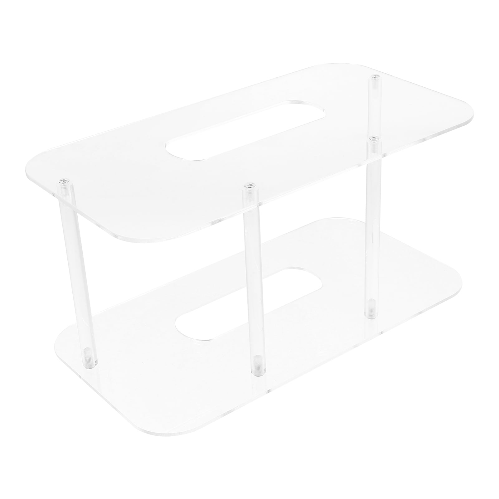 WHAMVOX Plate Rack Organizer for Cabinet Acrylic Plate Stand for ...