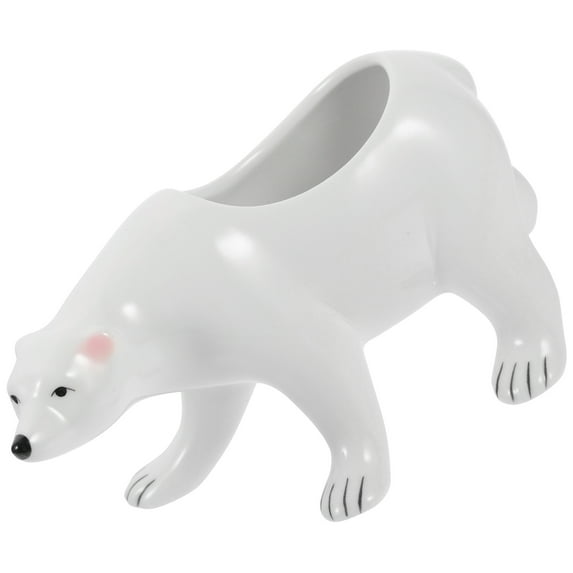WHAMVOX Polar Bear Pot Animal Planter Flower Office Succulents ...