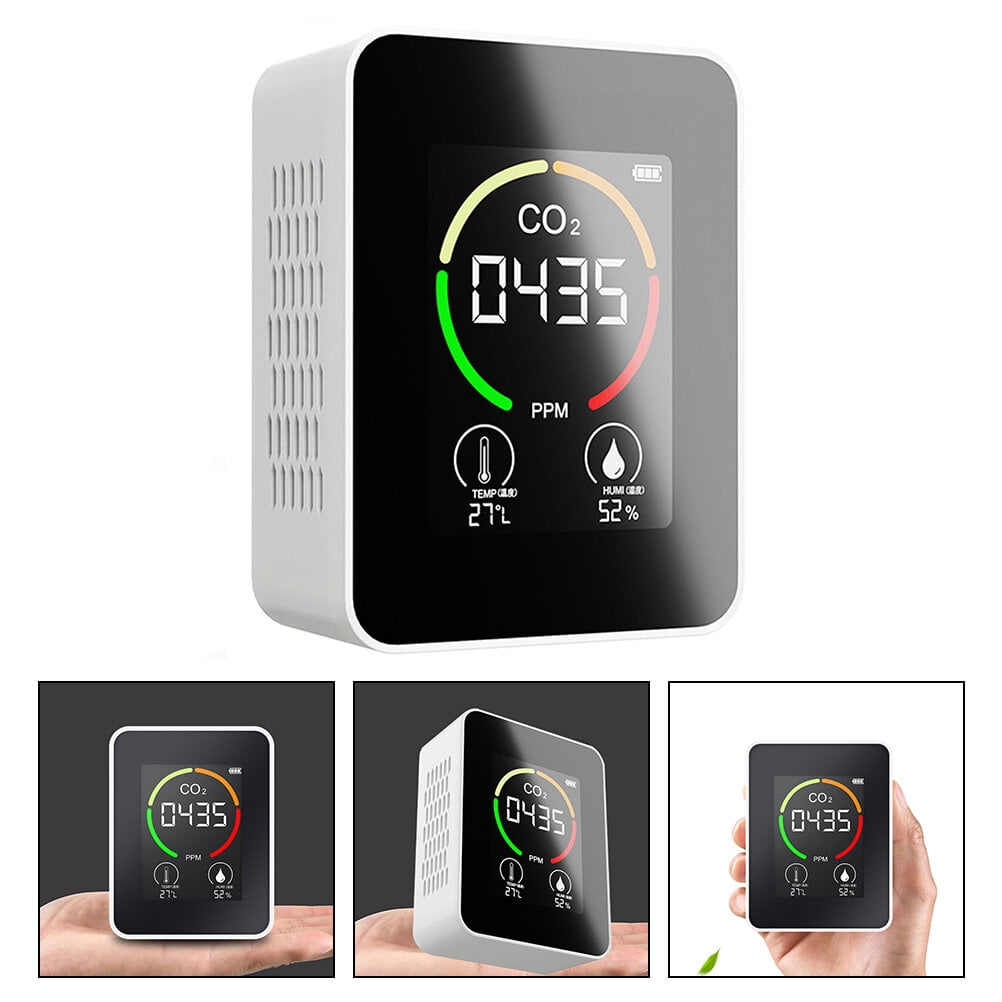 WHAMVOX Portable CO2 Detector with LCD Display for Home Air Quality ...