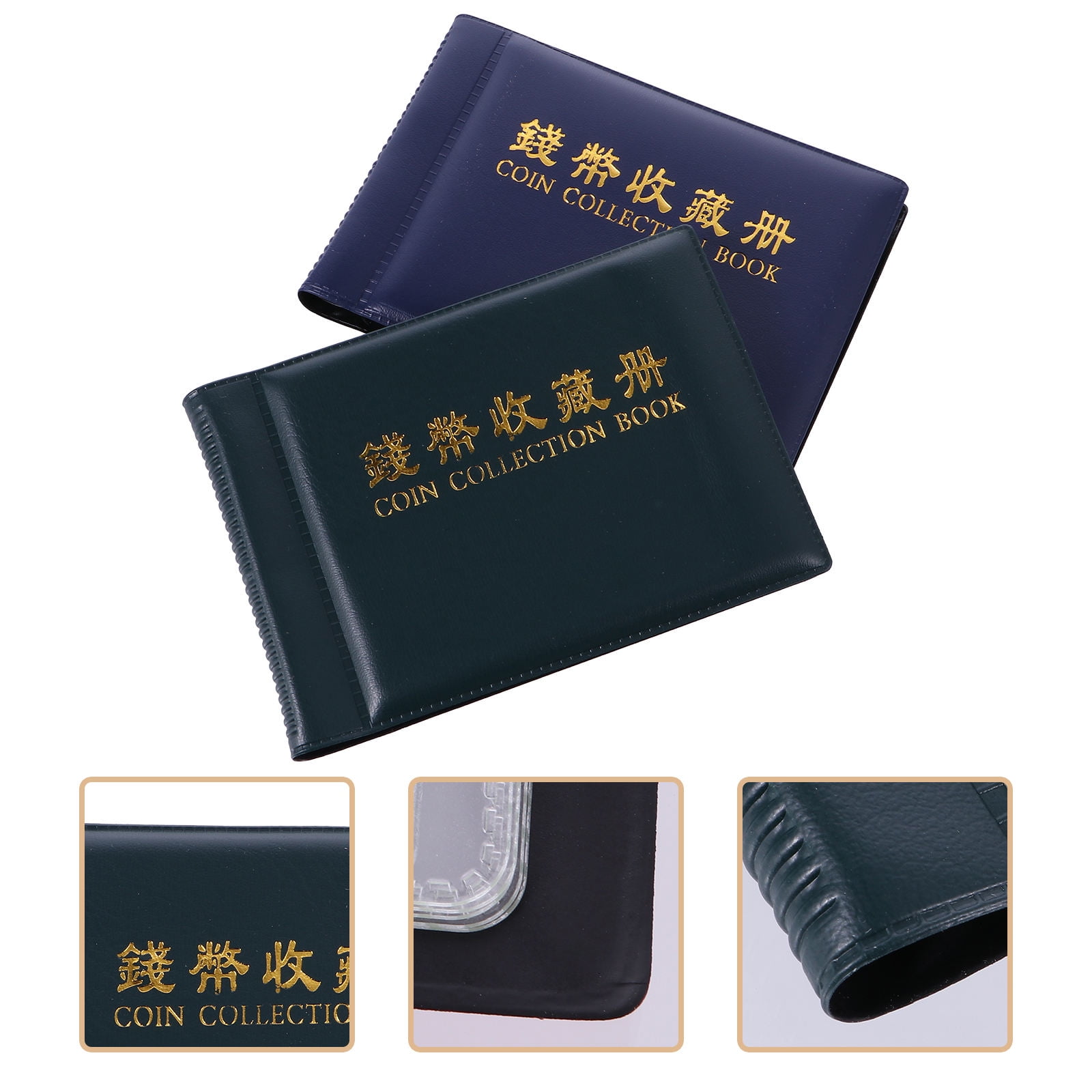 WHAMVOX Portable Coin Collector Album with 60 Grids for Storage Use ...