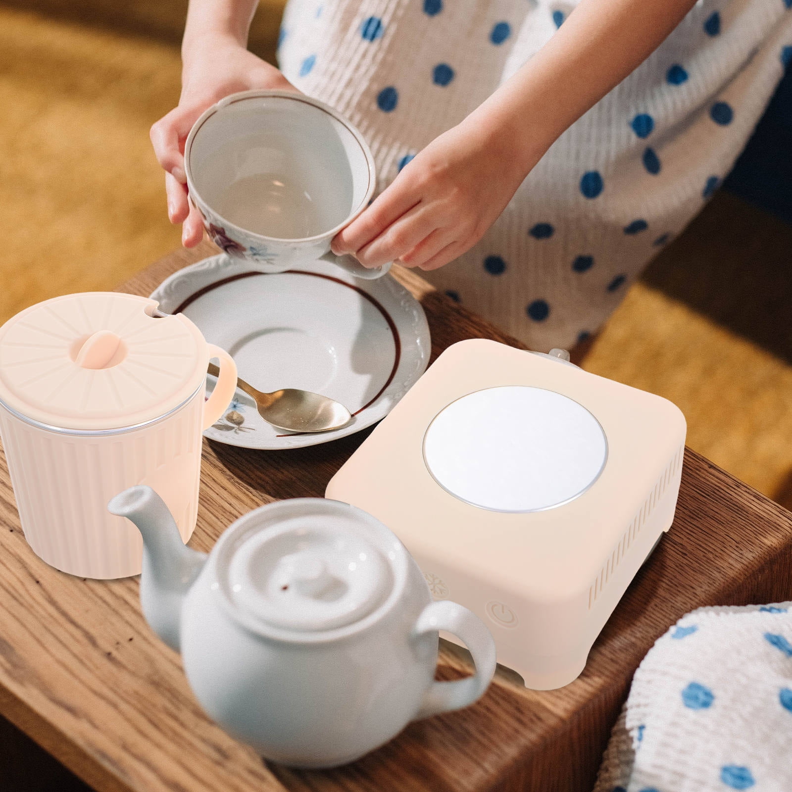 WHAMVOX Portable Drink Chiller Electric Cooling Cup Drink Induction ...