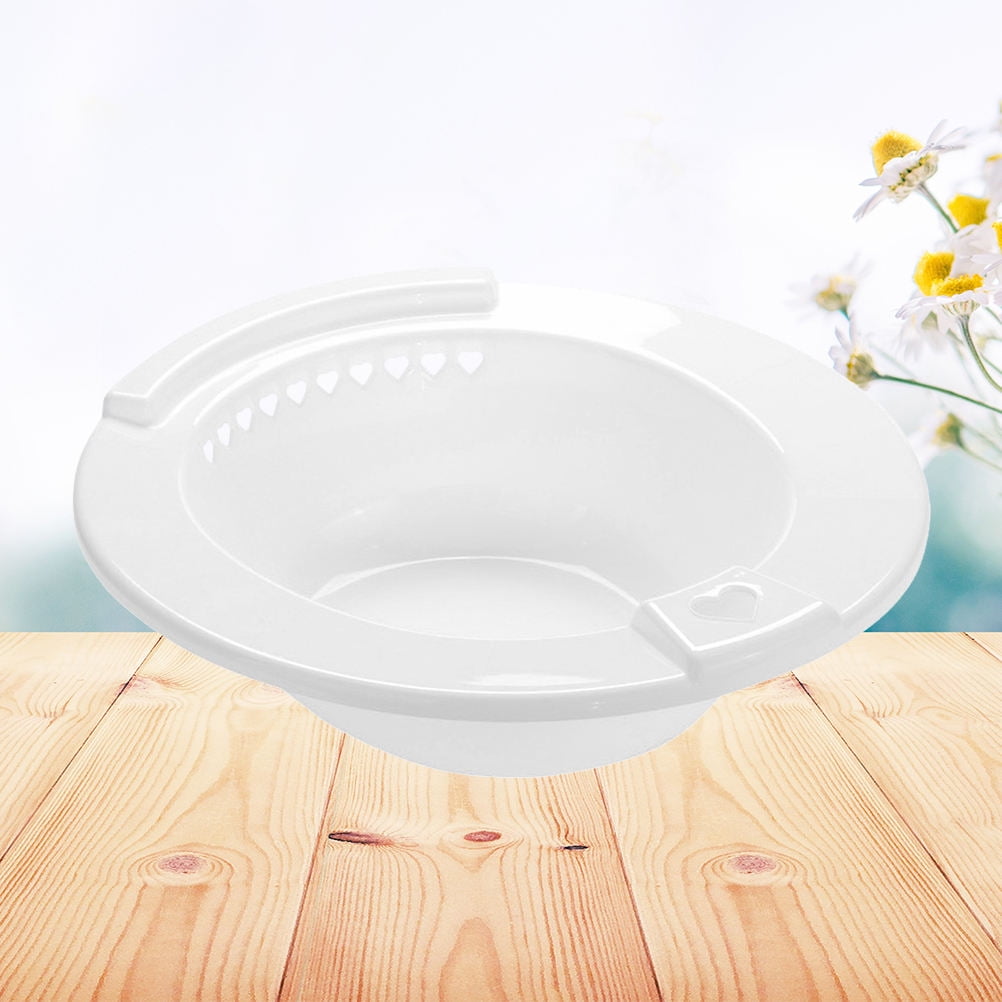 WHAMVOX Portable Sitz Bath Toilet Soaking Bath Over-the-Toilet Hip Bath ...