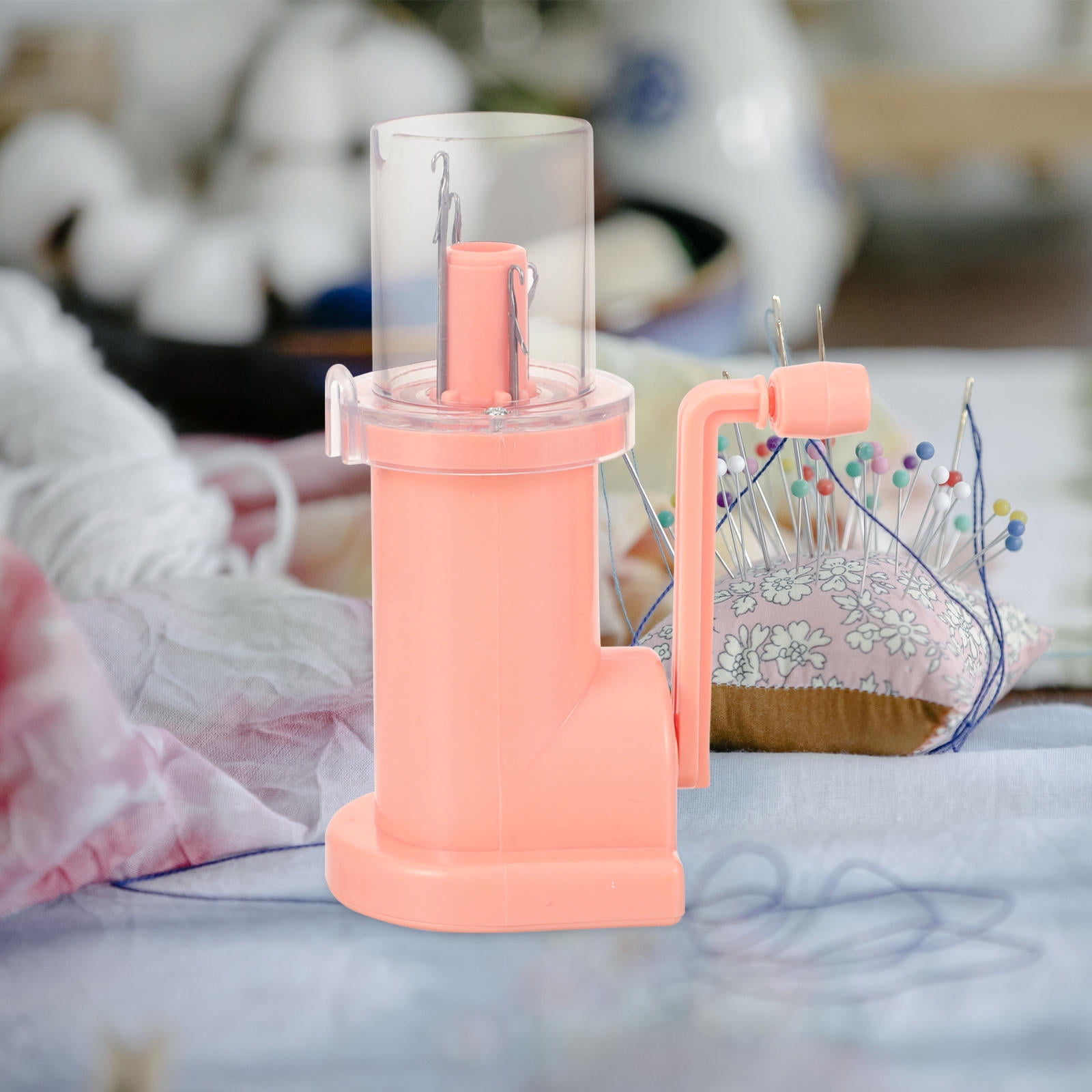 WHAMVOX Portable Yarn Spool Knitting Machine for Beginners Made of ABS ...