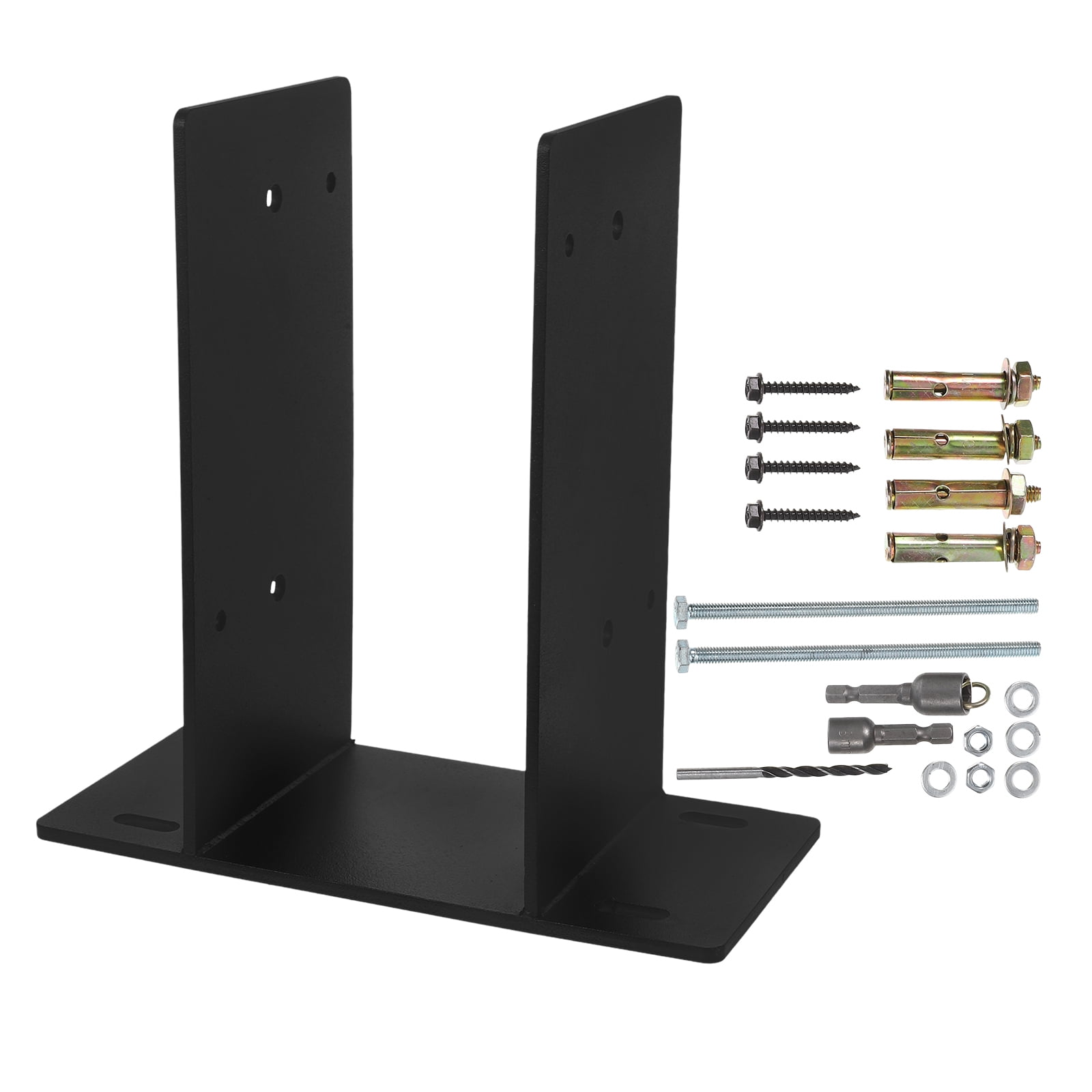 WHAMVOX Post Base Bracket For Diy Pergola Kits Garden Beds Railing Post ...